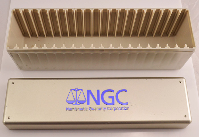 Empty NGC Graded Coin Box - Holds 20 Coins | Property Room
