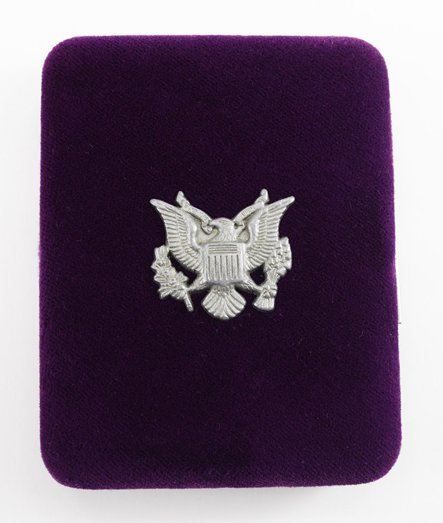 Empty Purple Velvet Silver Eagle Display Box - Official US Mint Issued ...