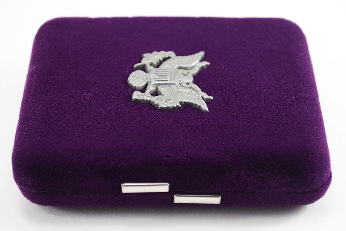 Empty Purple Velvet Silver Eagle Display Box - Official US Mint Issued ...