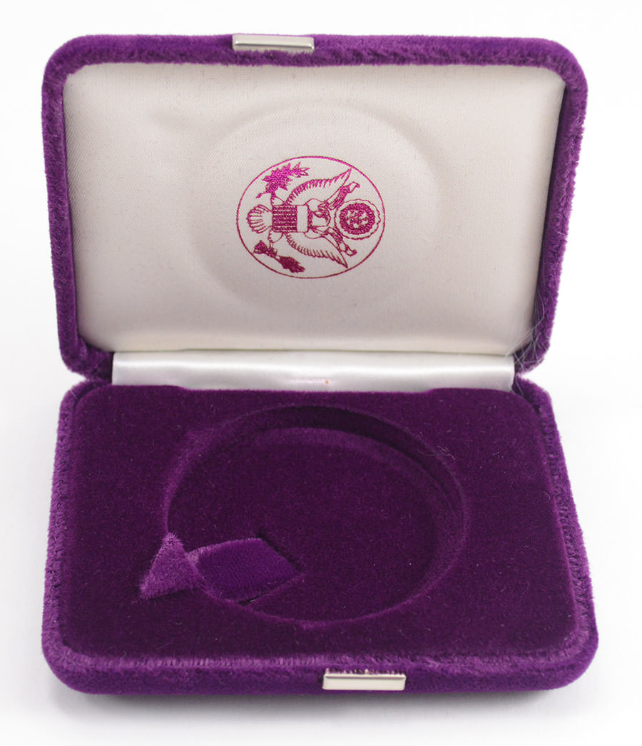 Empty Purple Velvet Silver Eagle Display Box - Official US Mint Issued ...