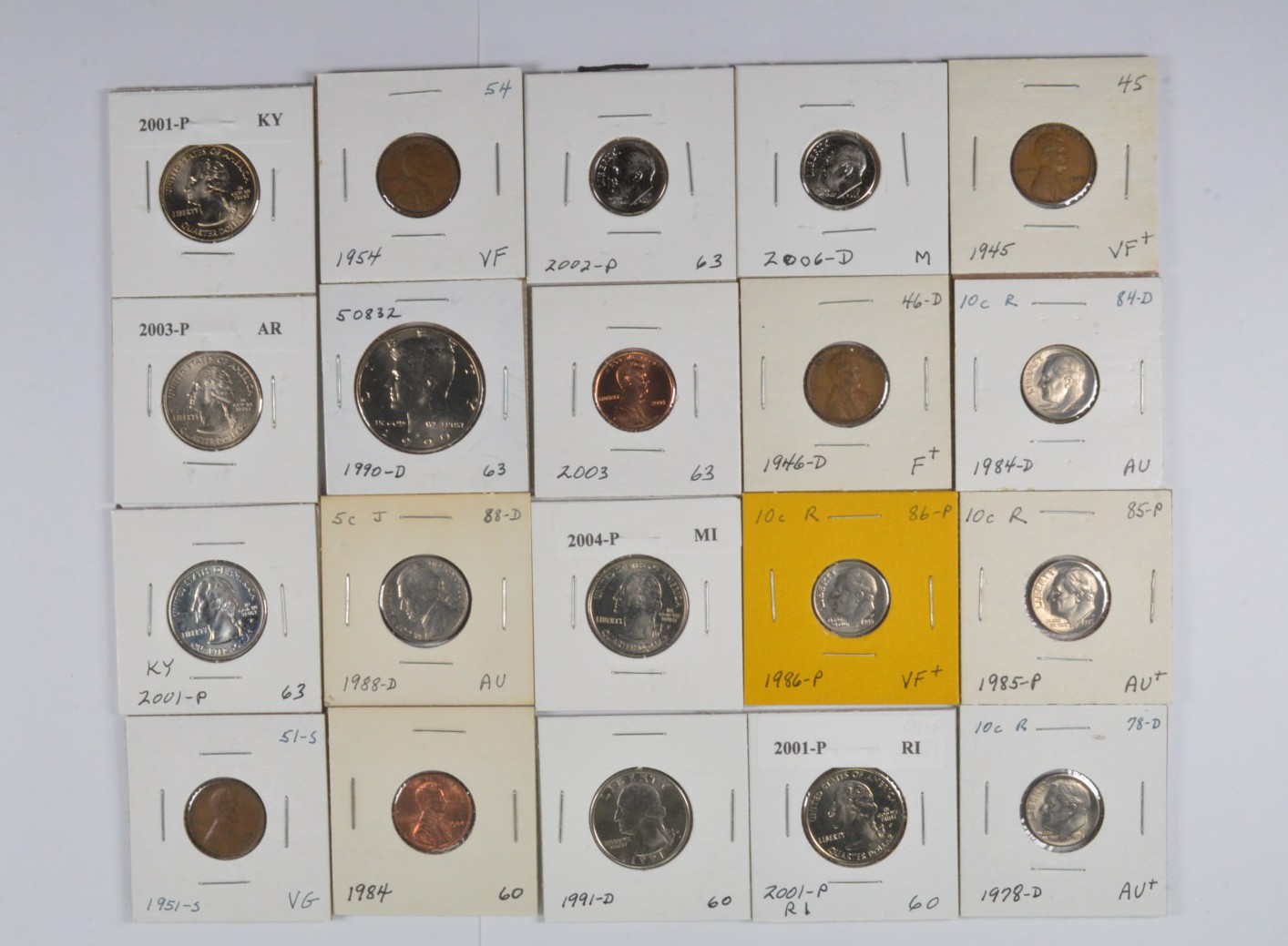 ENTIRE Collection of 2x2 US Coin Lot - You get it ALL | Property Room