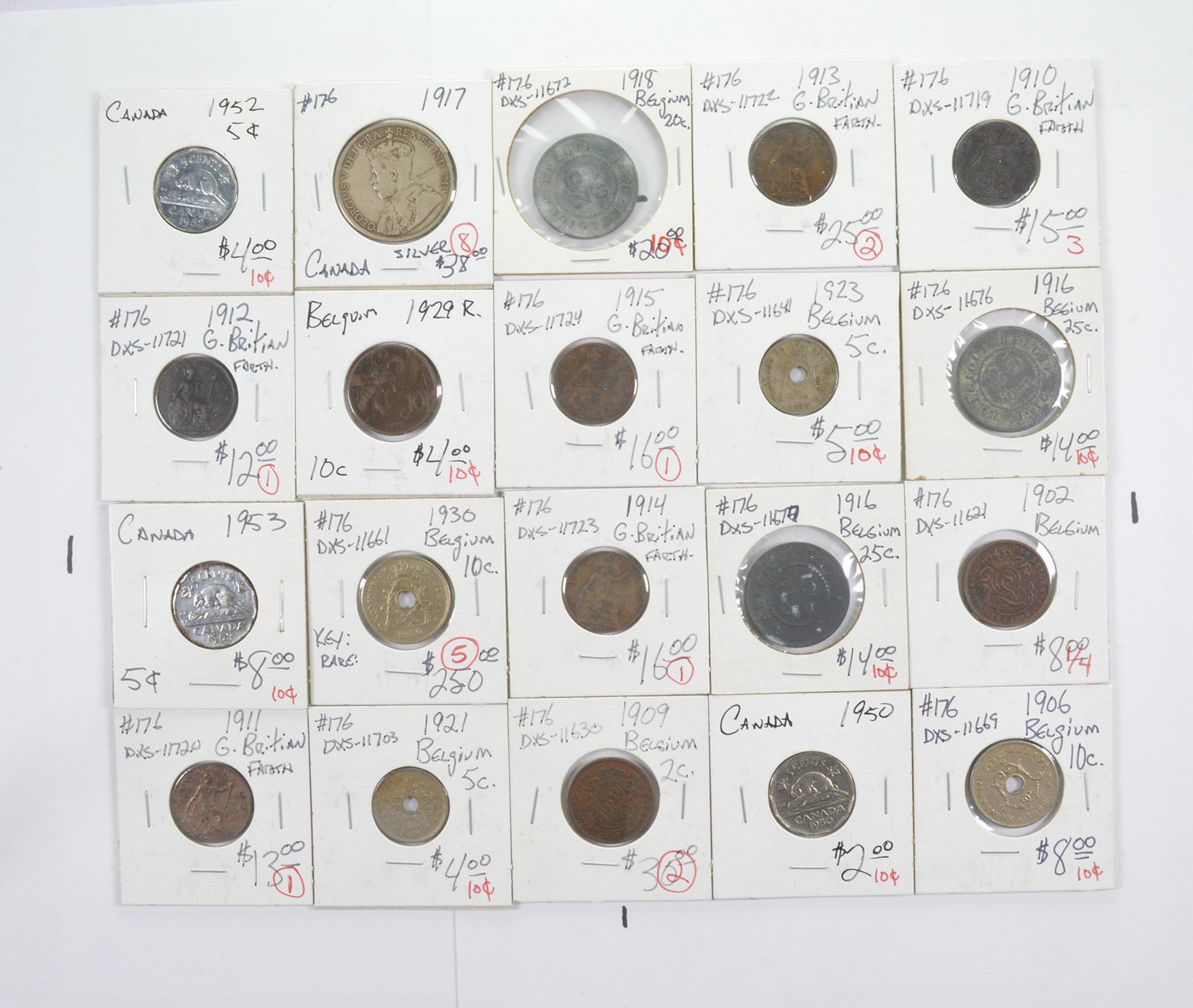 Entire Collection of 2x2 World Coins - You get them ALL | Property Room