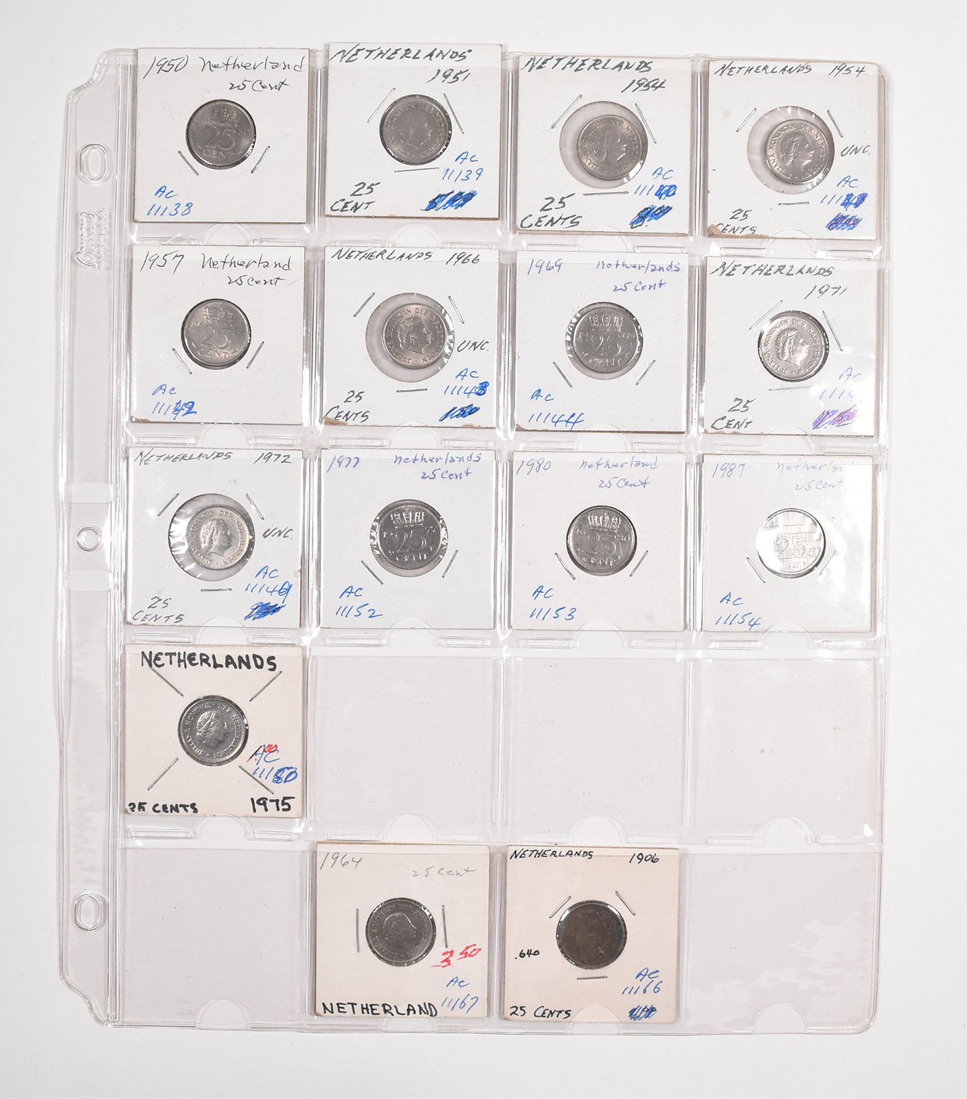 ENTIRE PAGE of Coins - You get it ALL | Property Room
