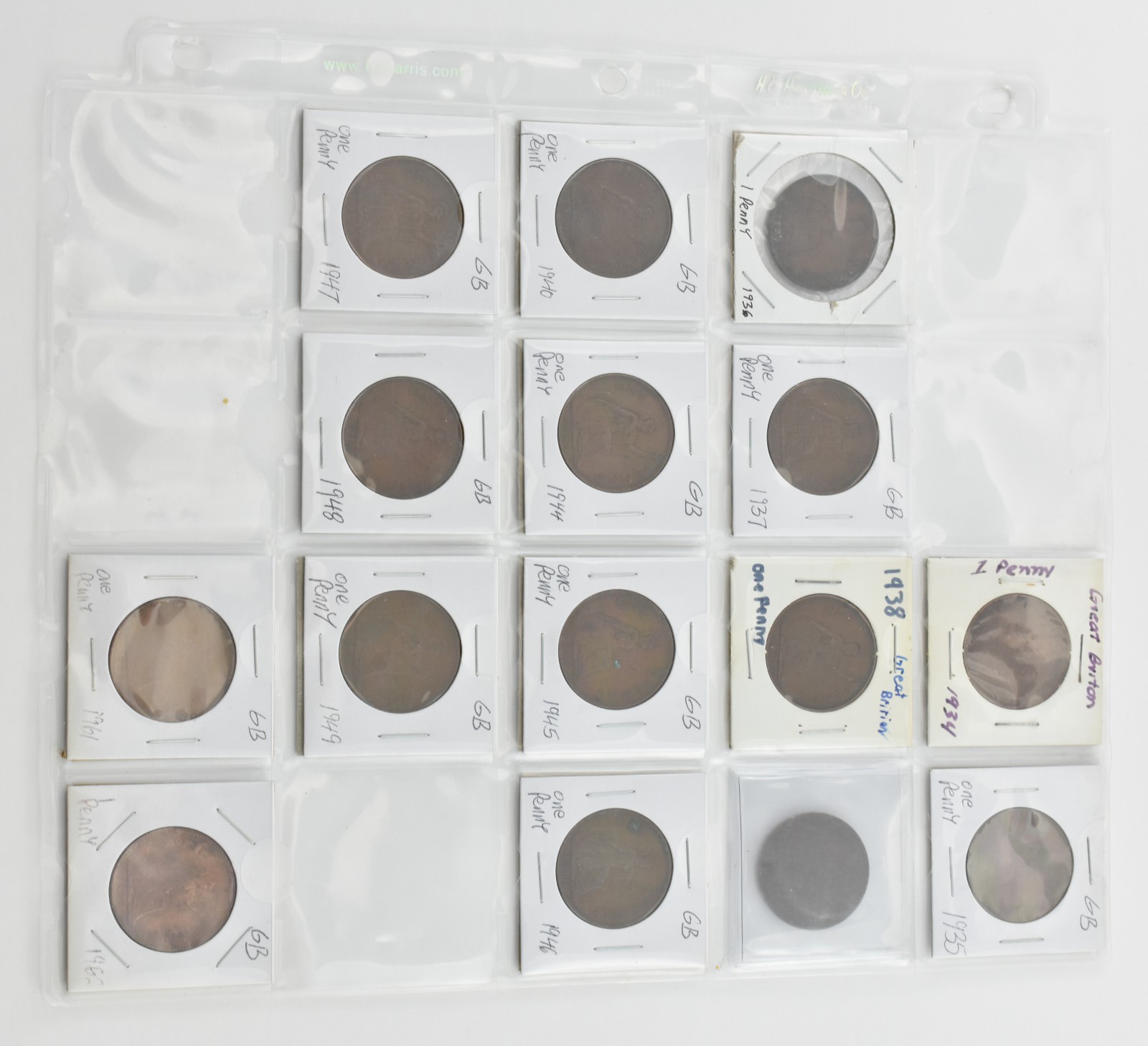 ENTIRE PAGE of Coins - You get it ALL | Property Room