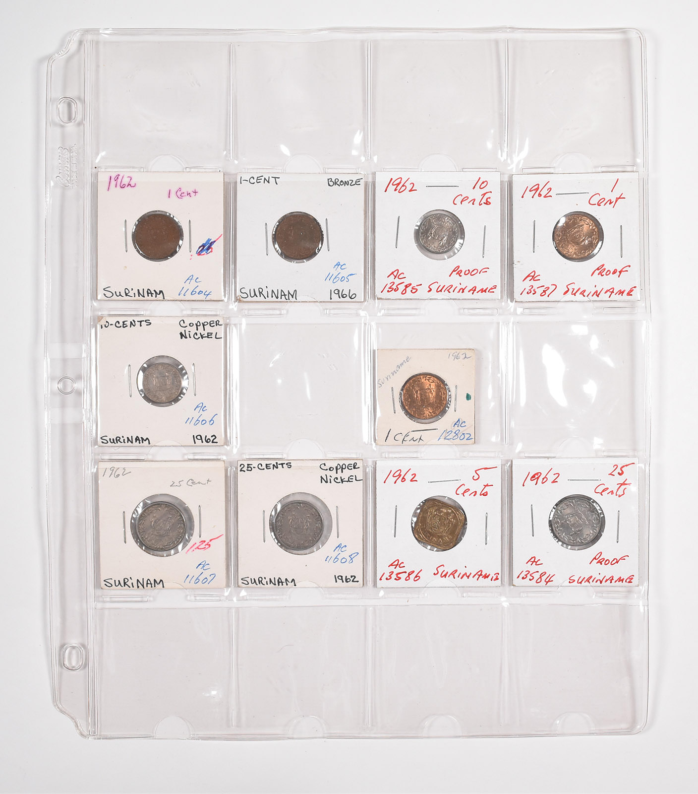 ENTIRE PAGE of Coins - You get it ALL | Property Room