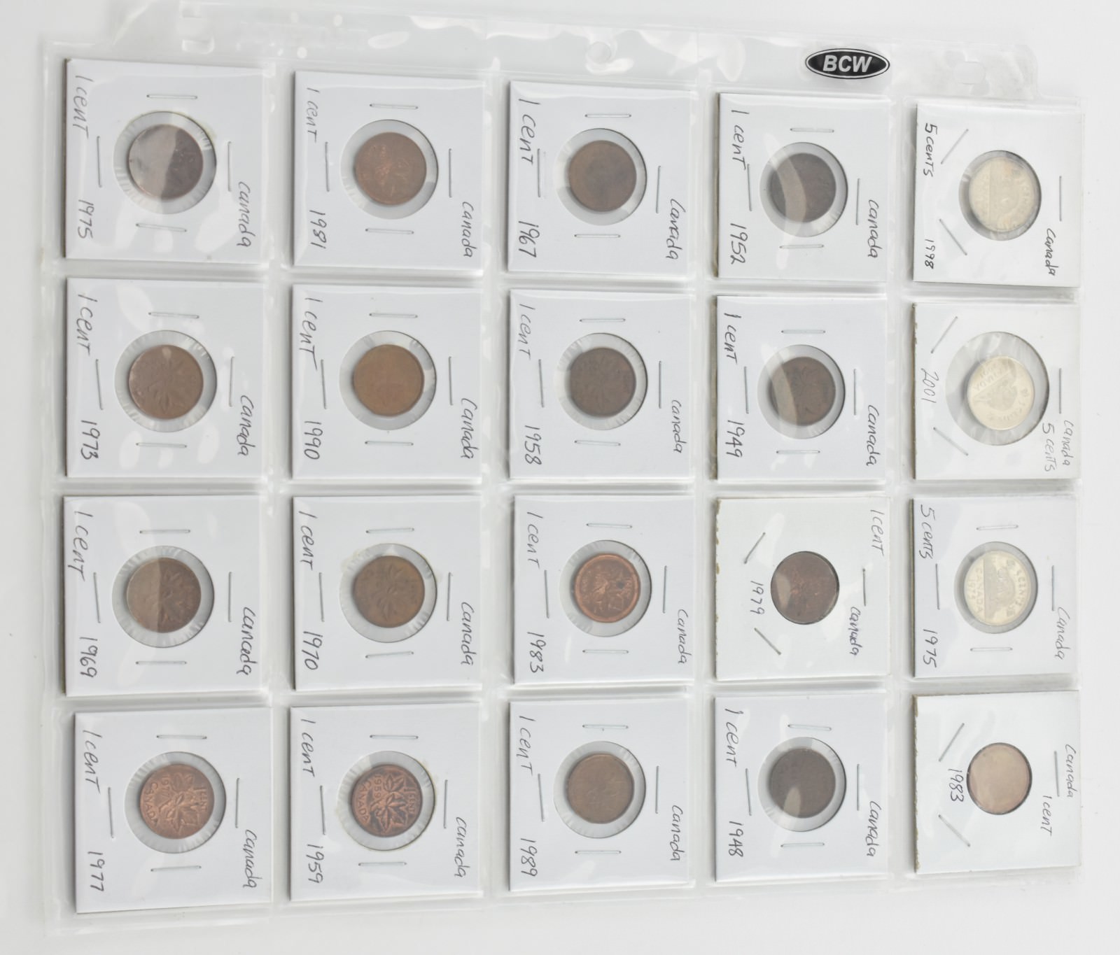 ENTIRE PAGE of Coins - You get it ALL | Property Room