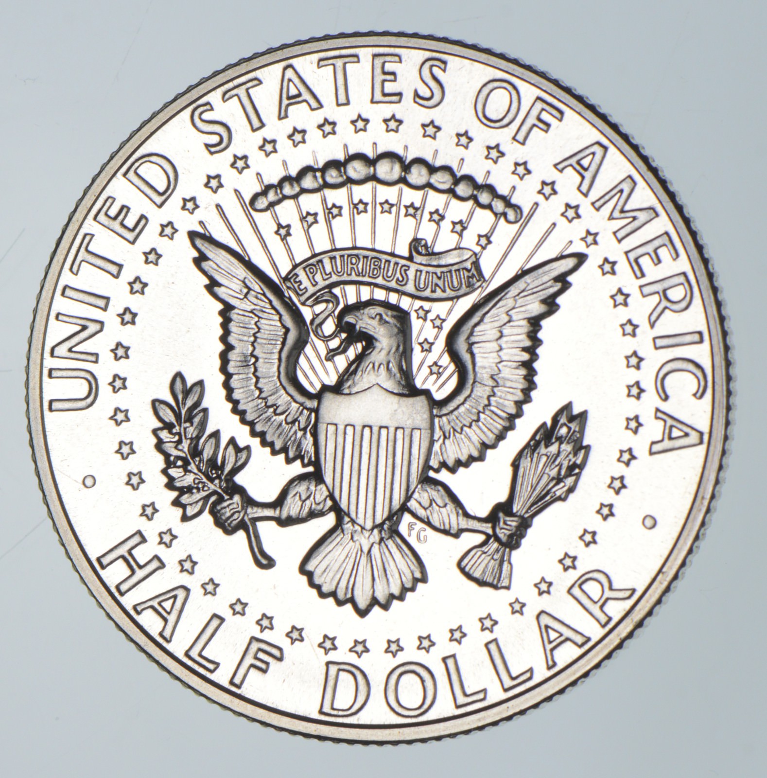 ERROR - 1964 TRANSITIONAL Reverse - PROOF Kennedy Half Dollars - 90% ...