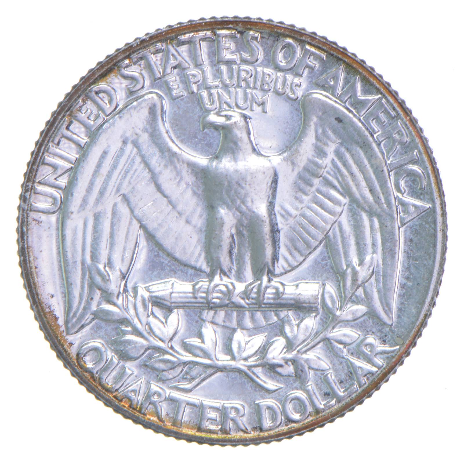 ERROR/Variety - Type B Reverse BU 1959 Washington Quarter - Silver ...