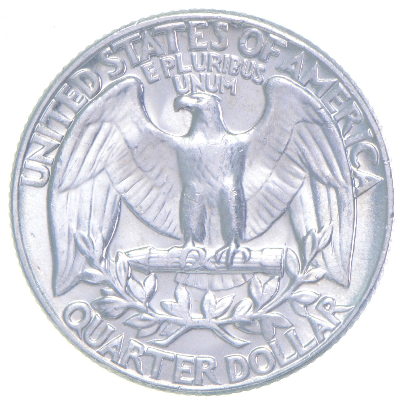ERROR/Variety - Type B Reverse BU 1959 Washington Quarter - Silver ...