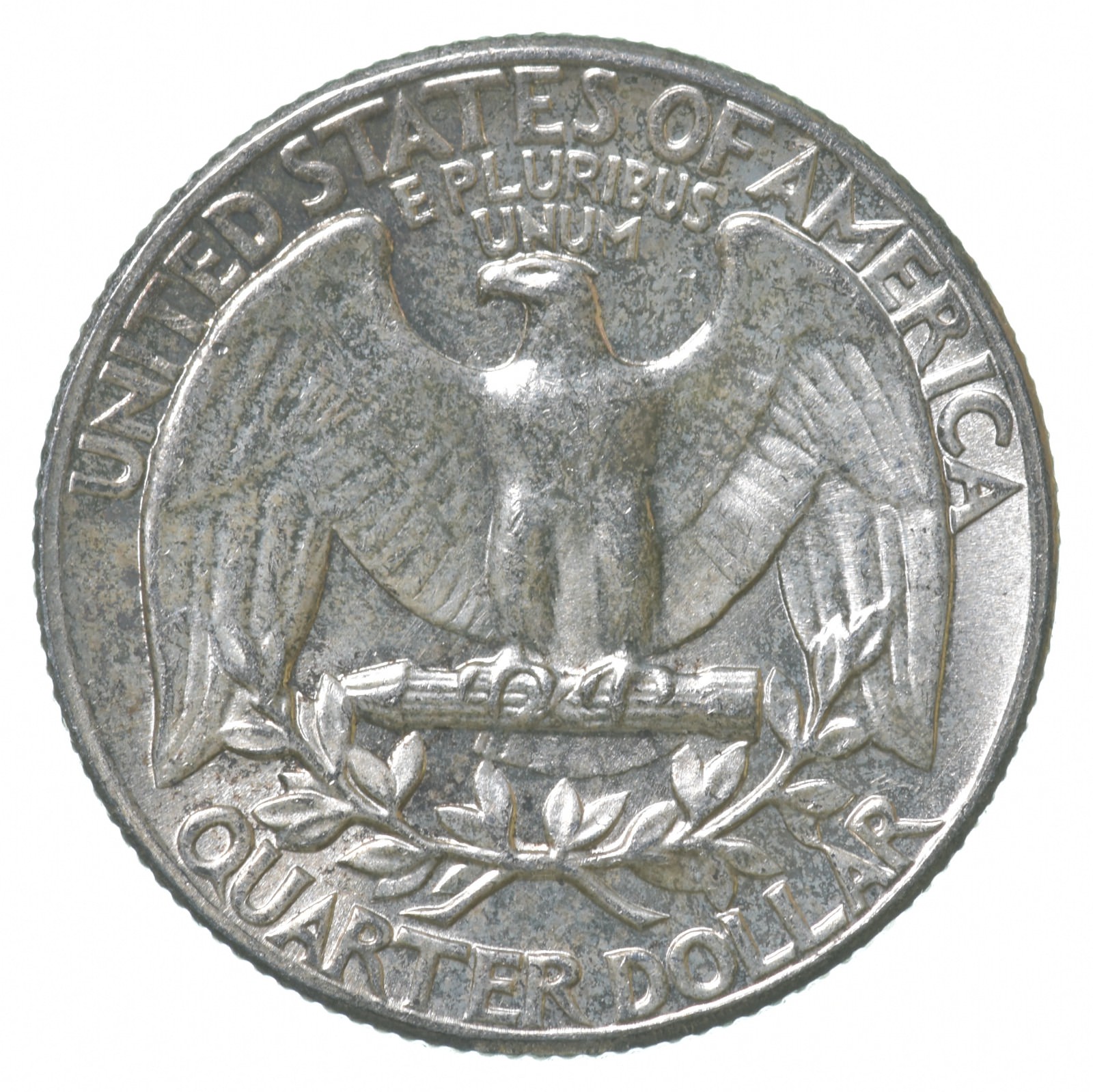 ERROR/Variety - Type B Reverse BU 1962 Washington Quarter - Silver ...