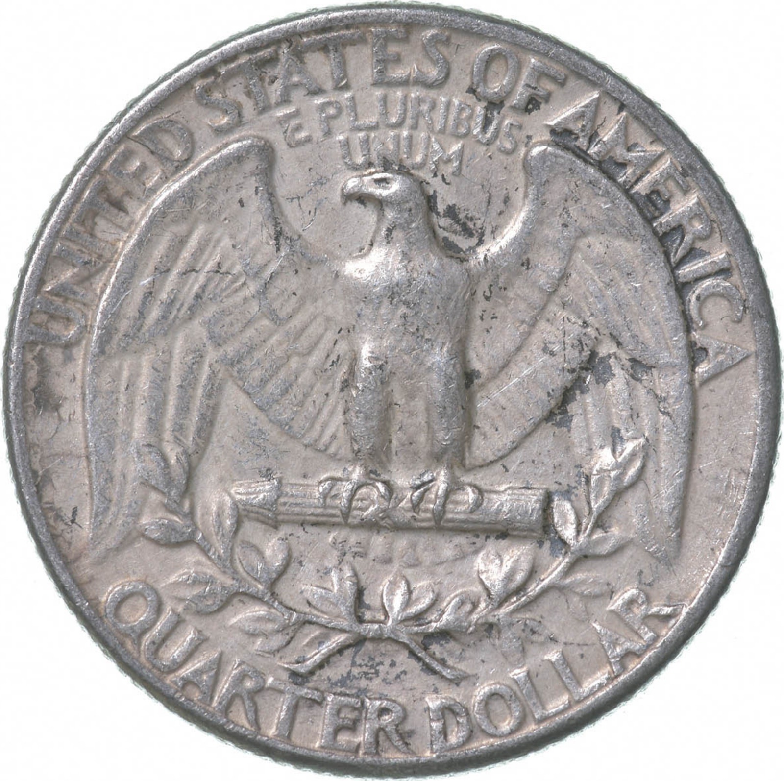 ERROR/Variety - Type B Reverse BU 1962 Washington Quarter - Silver ...