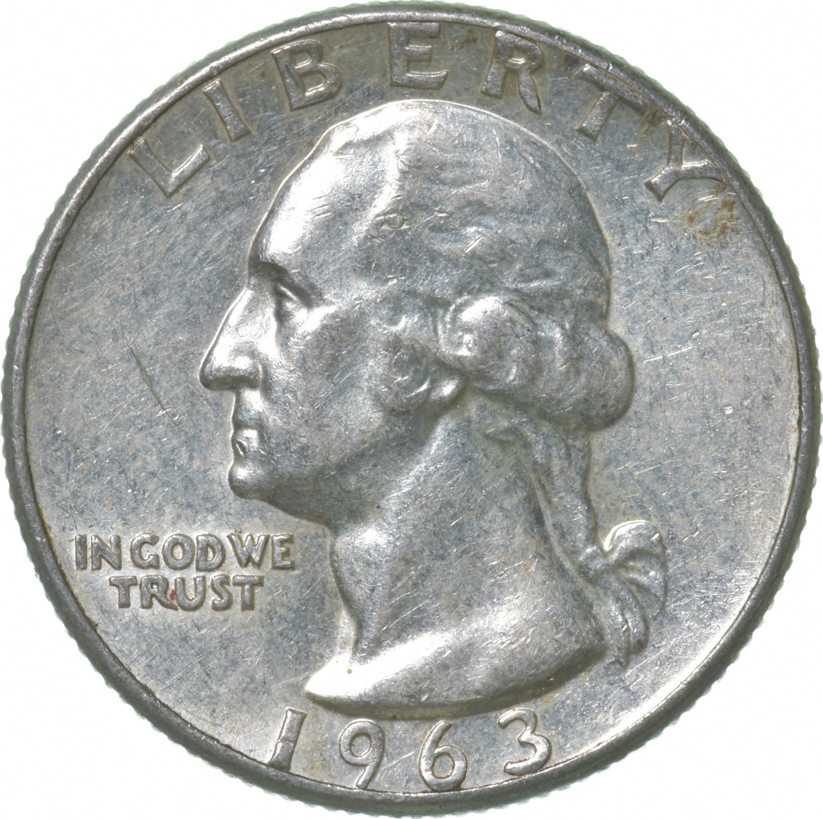 ERROR/Variety - Type B Reverse BU 1963 Washington Quarter - Silver ...