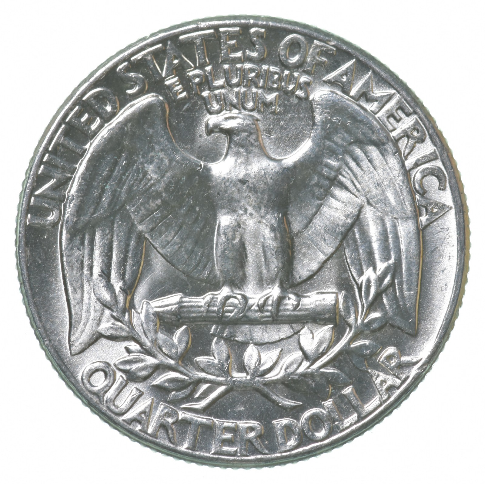 ERROR/Variety - Type B Reverse BU 1964 Washington Quarter - Silver ...