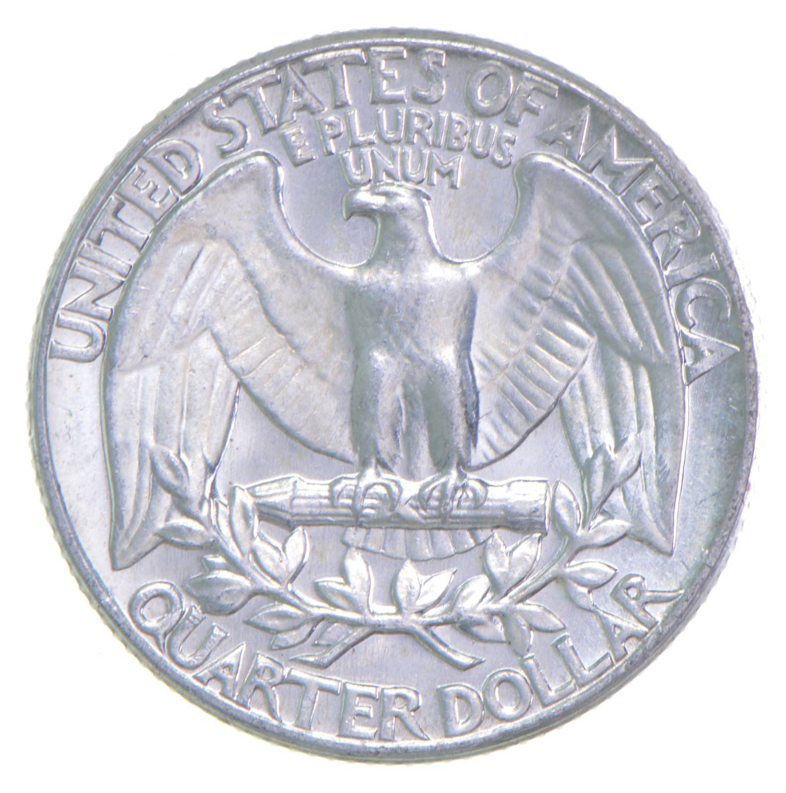 ERROR/Variety - Type B Reverse BU 1964 Washington Quarter - Silver ...