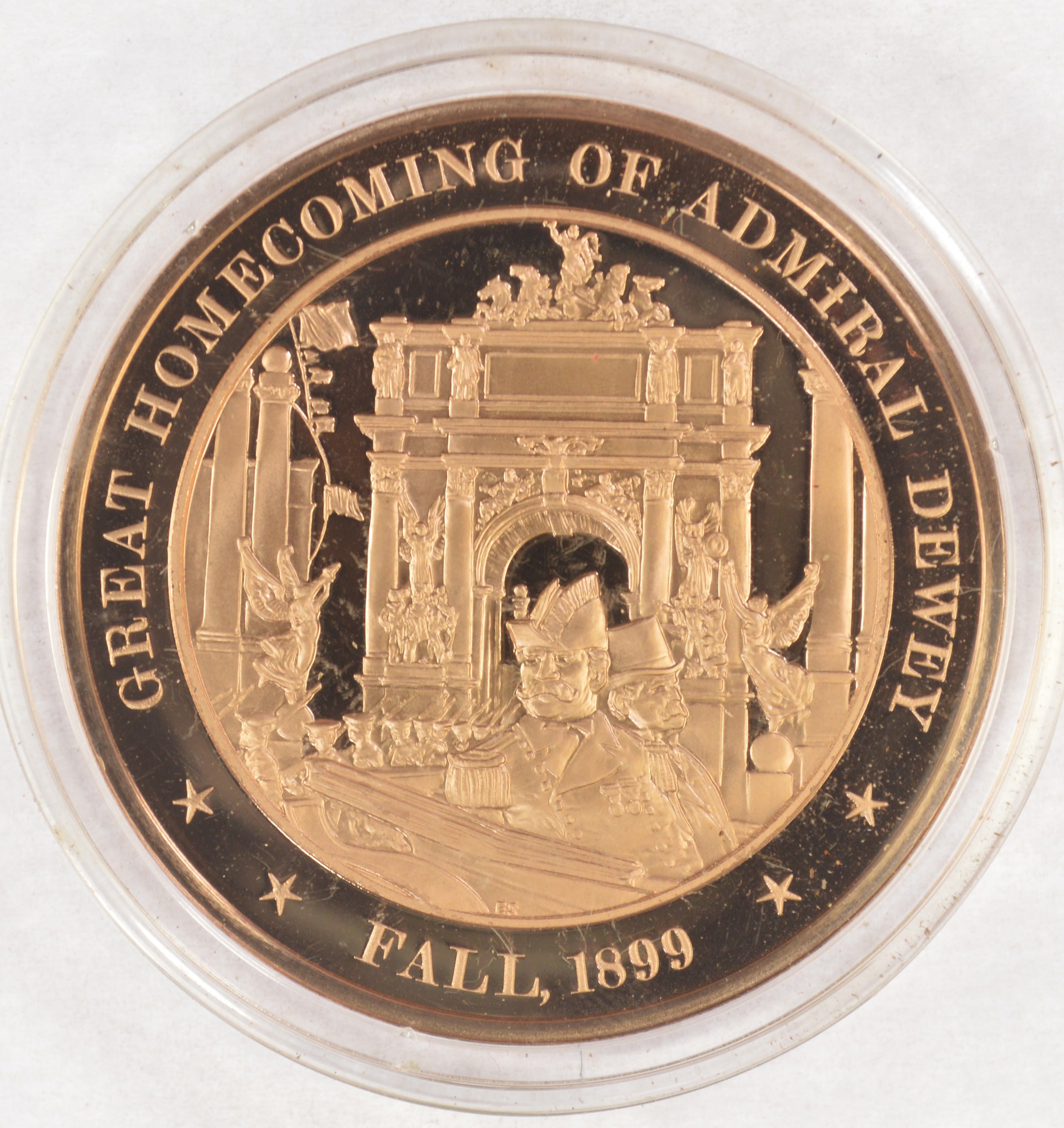 Fall, 1899 Great Homecoming Of Admiral Dewey - Bronze Historic ...