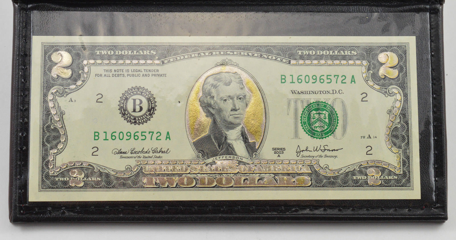 Fancy Displayed United States Currency! W@W | Property Room