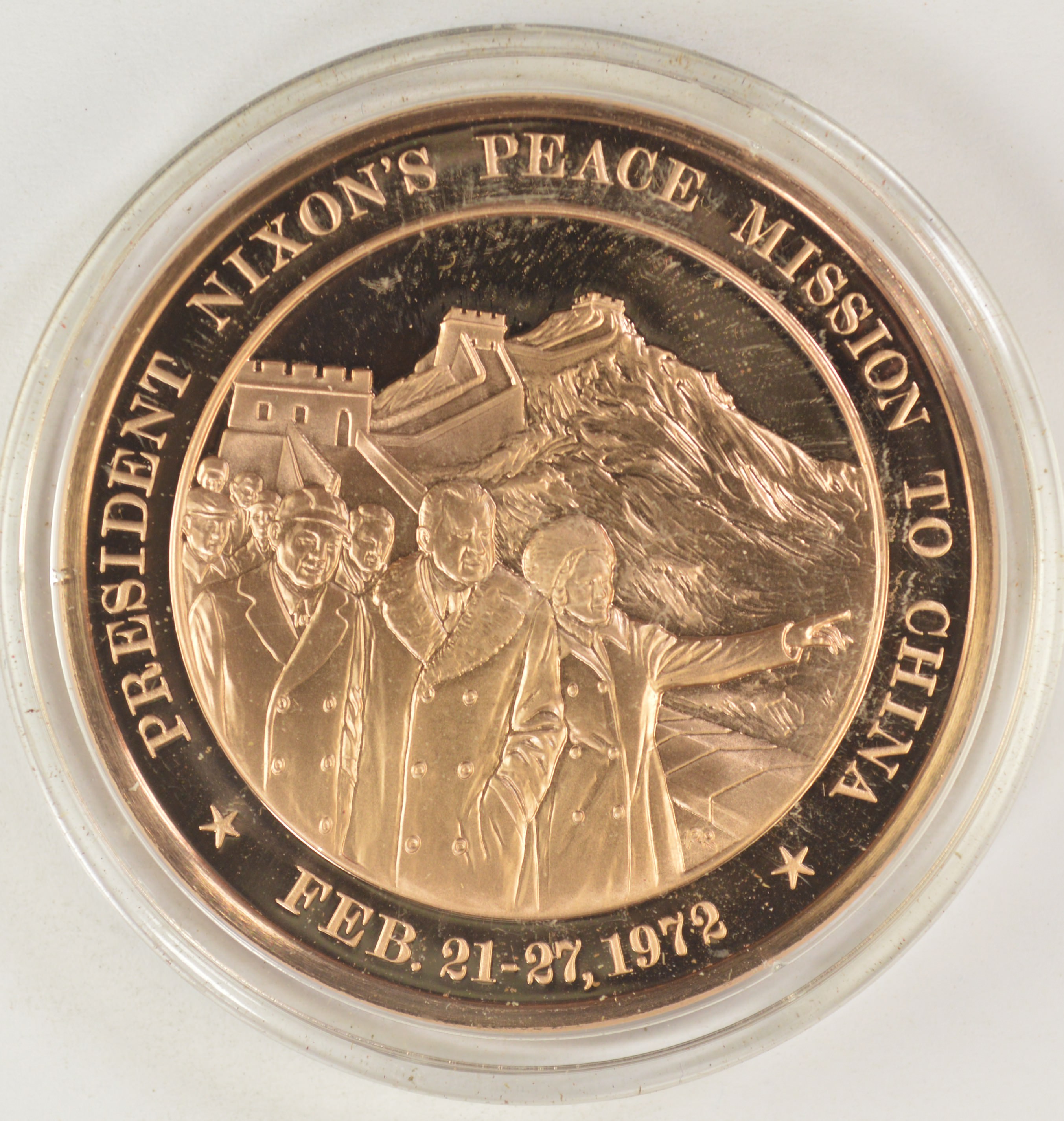 Feb. 21-27, 1972 President Nixon's Peace Mission To China - Bronze ...