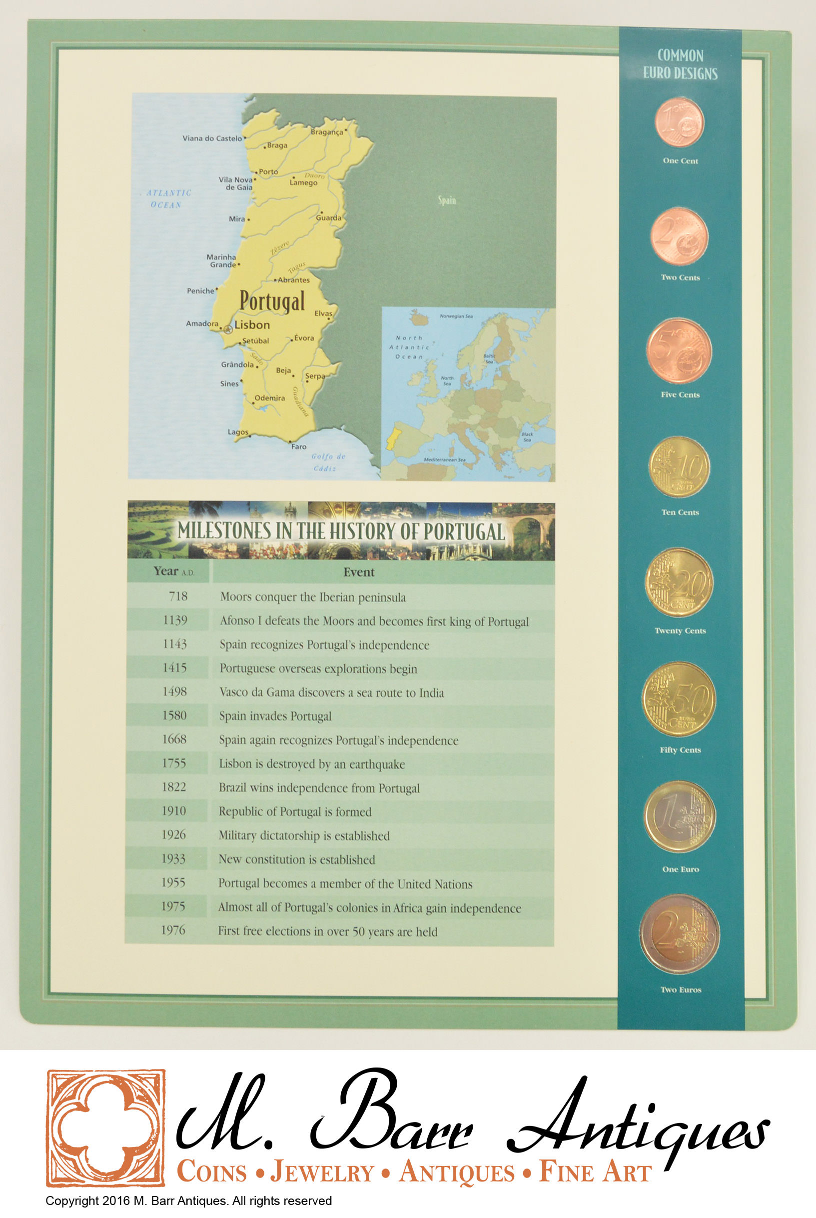 First European Coins - Choice Unc - Beautiful Display! | Property Room