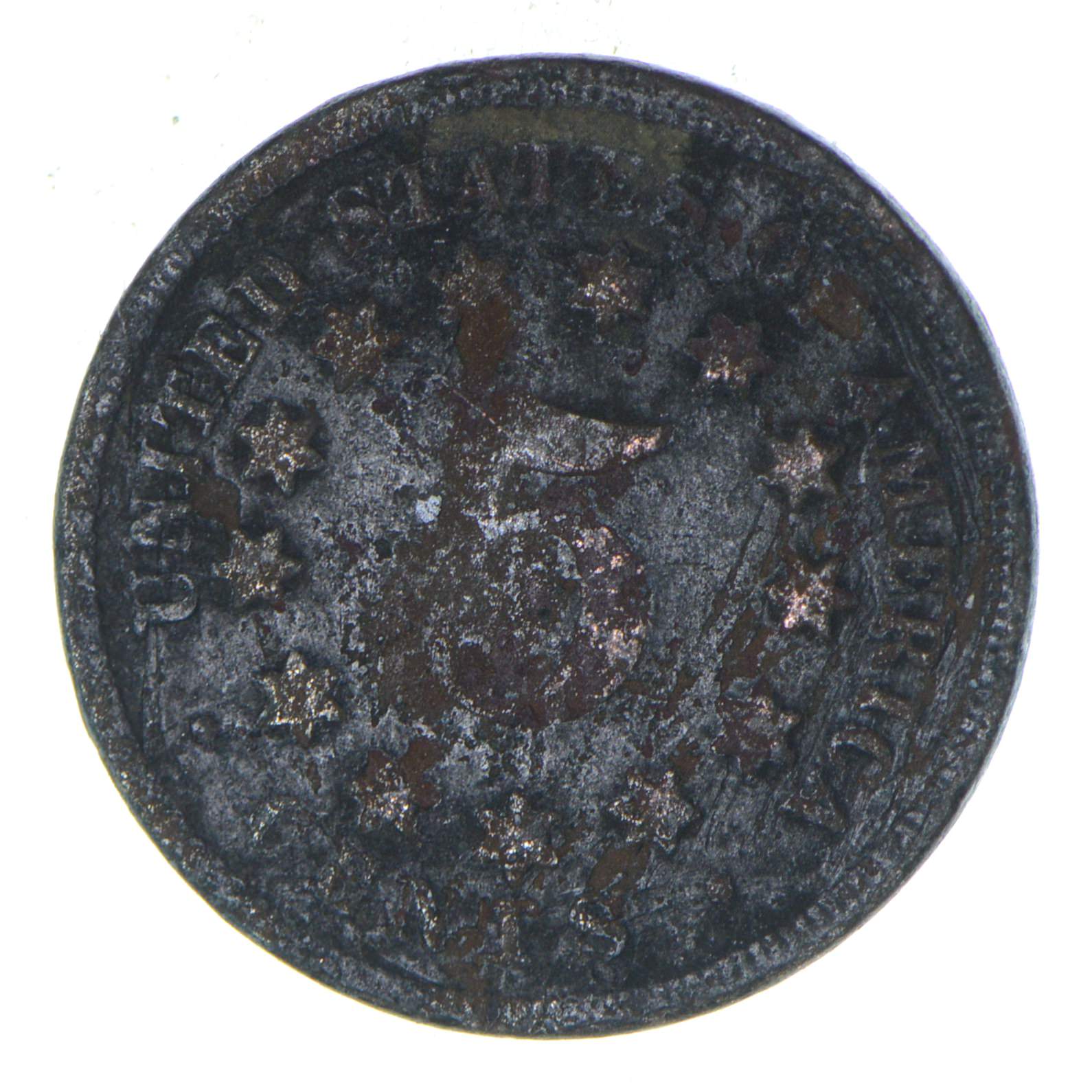 First Nickel Design 1860's-80's Era - US Shield Nickel US Type Coin ...