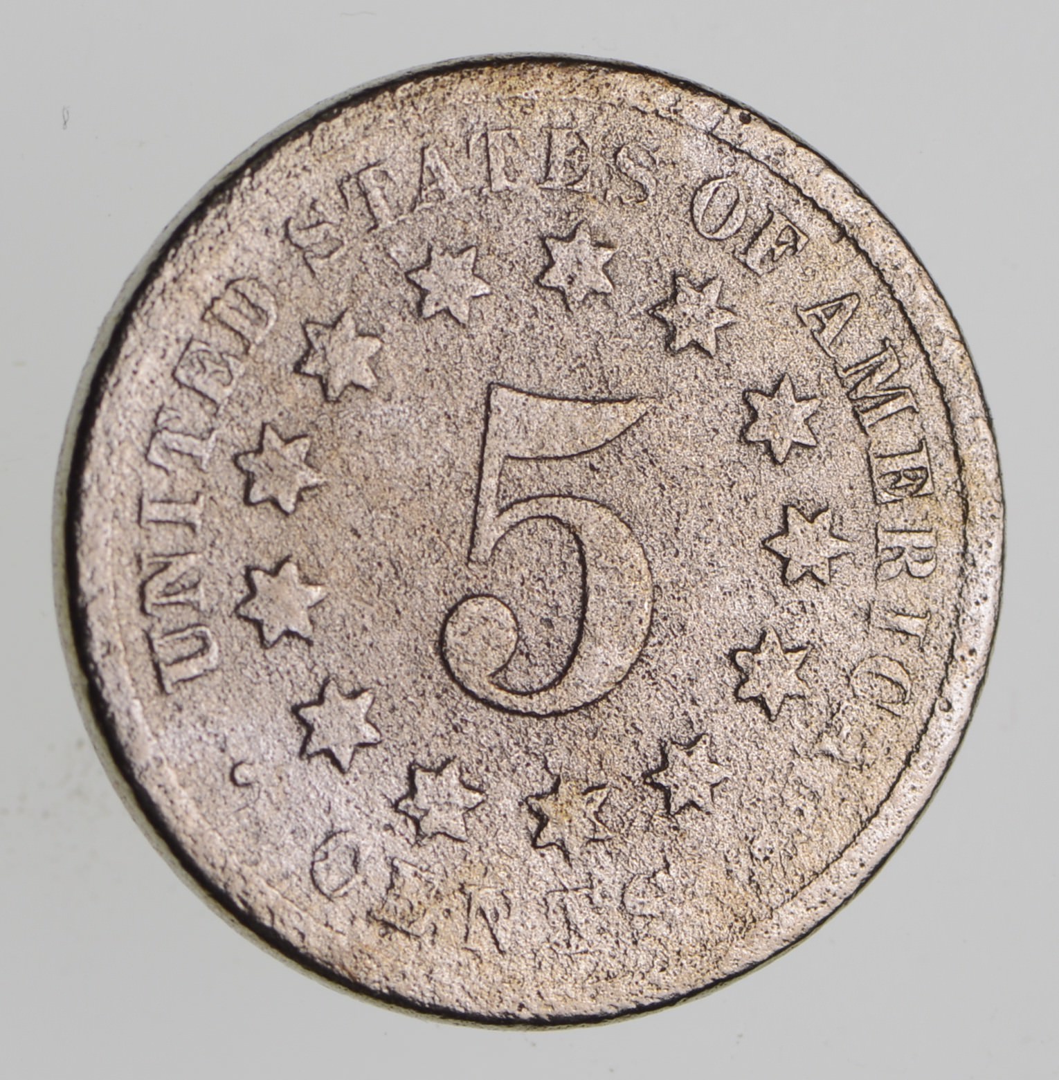First US Nickel - 1870 - Shield Nickel - US Type Coin - Over 100 Years ...