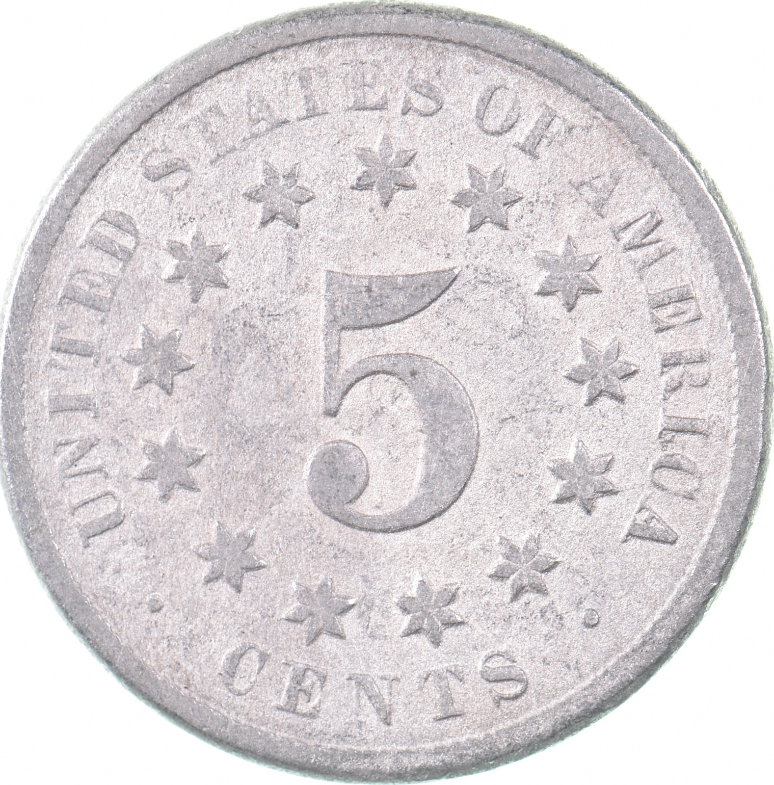 First US Nickel - 1873 Shield Nickel - US Type Coin - Over 100 Years ...