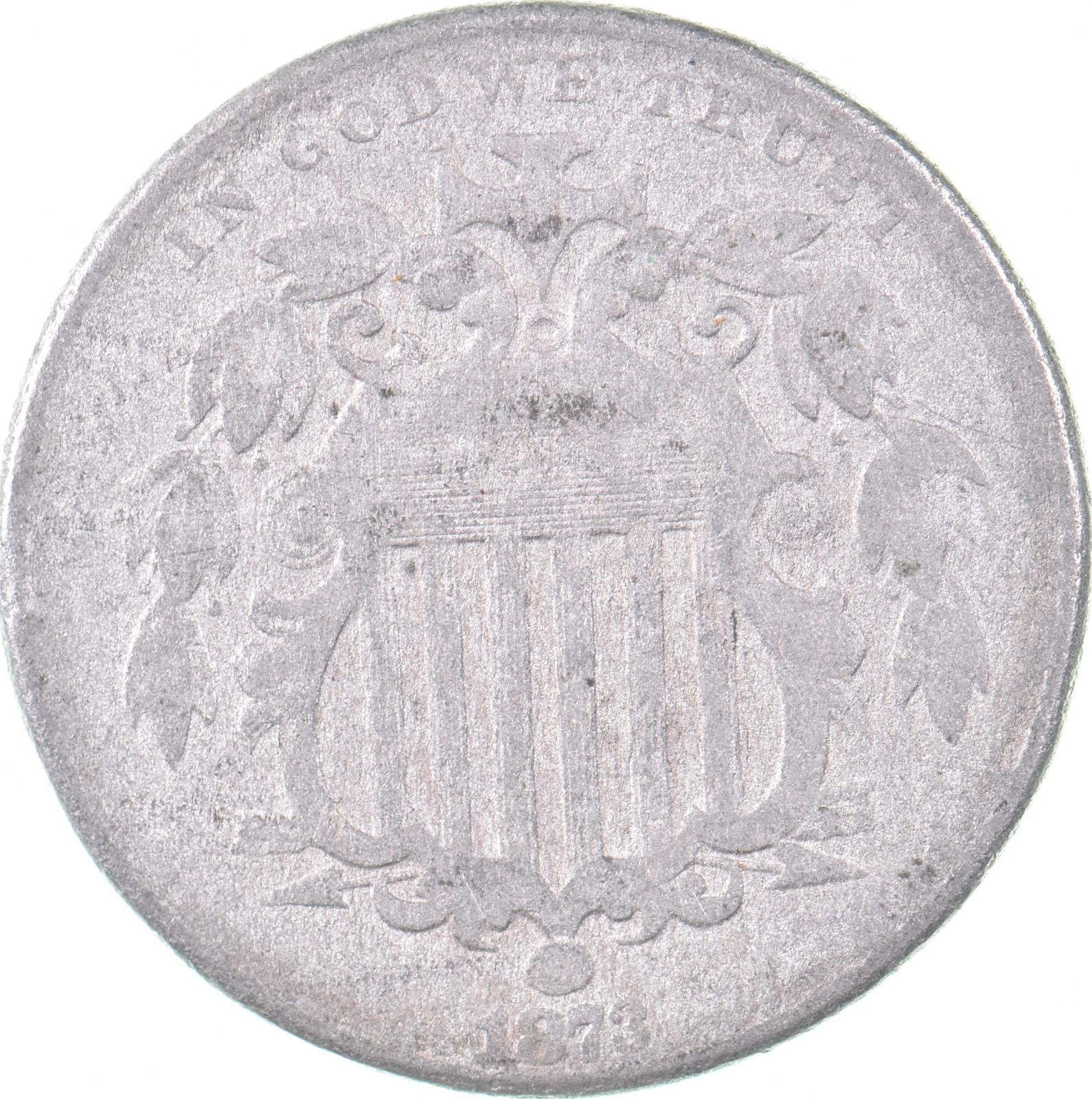 First US Nickel - 1873 Shield Nickel - US Type Coin - Over 100 Years ...