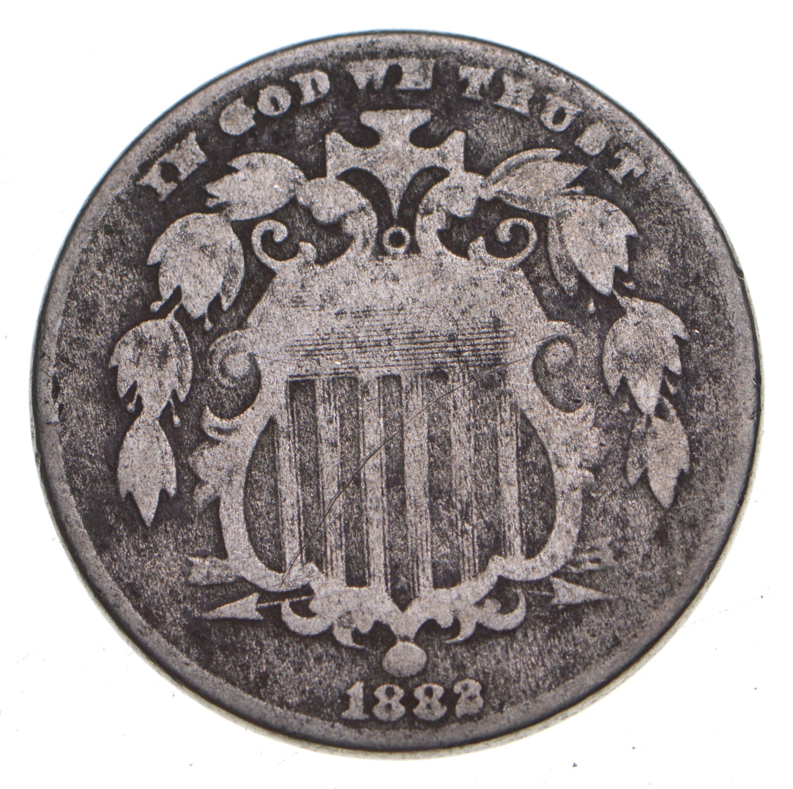 First US Nickel - 1882 - Shield Nickel - US Type Coin - Over 100 Years ...