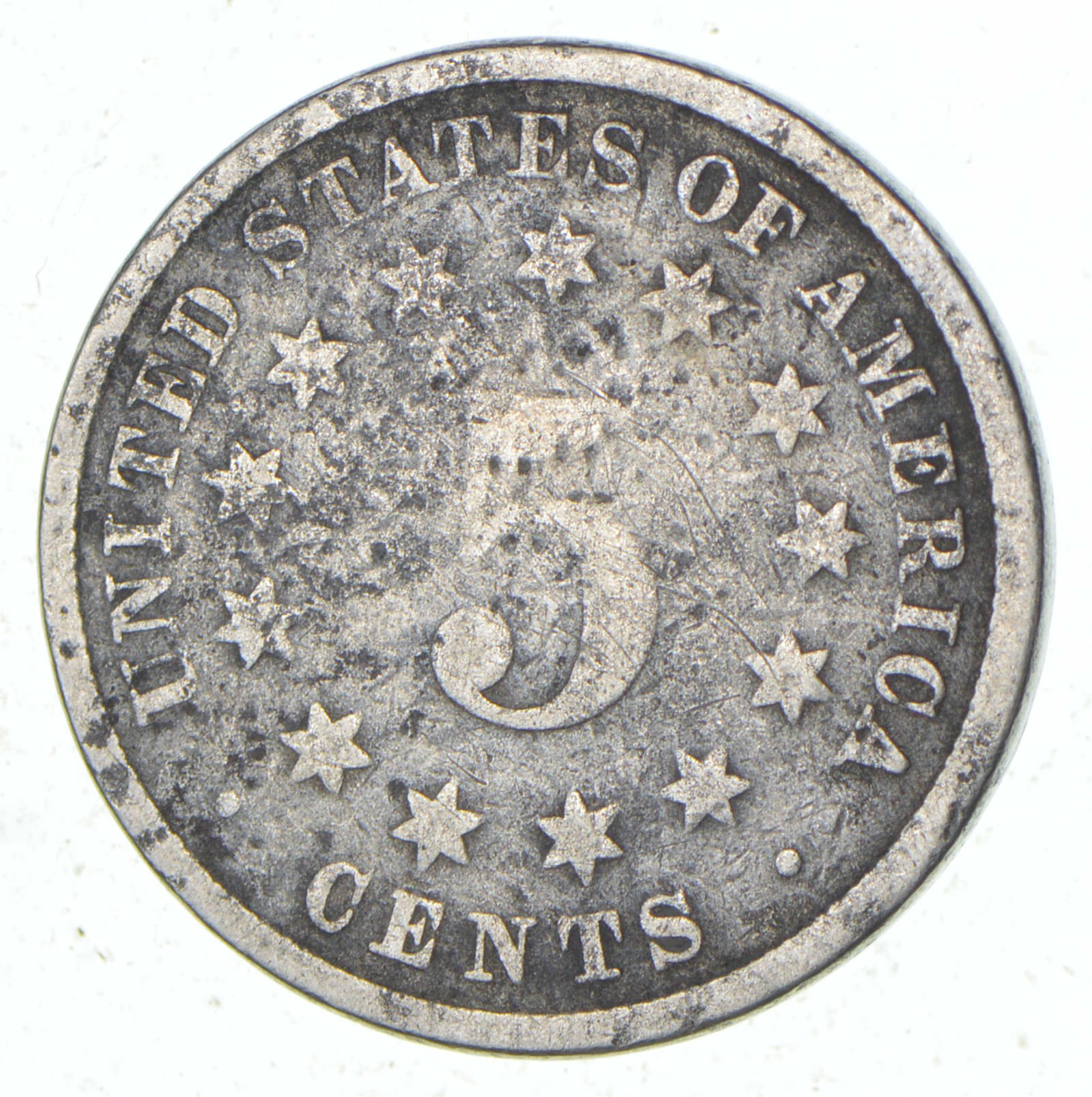 First US Nickel - 1882 - Shield Nickel - US Type Coin - Over 100 Years ...