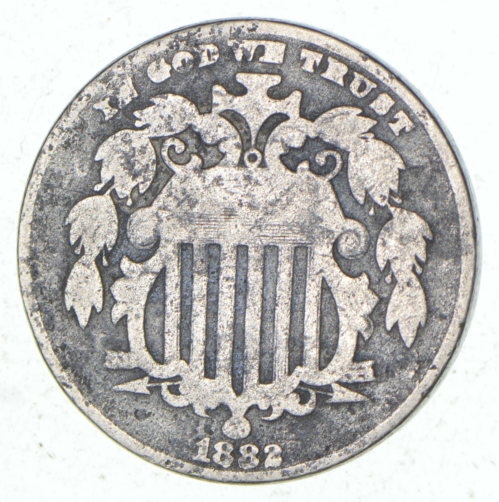 First US Nickel - 1882 - Shield Nickel - US Type Coin - Over 100 Years ...