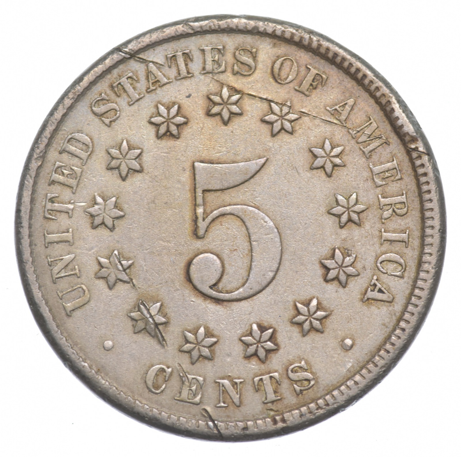 First US Nickel - 1882 - Shield Nickel - US Type Coin - Over 100 Years ...