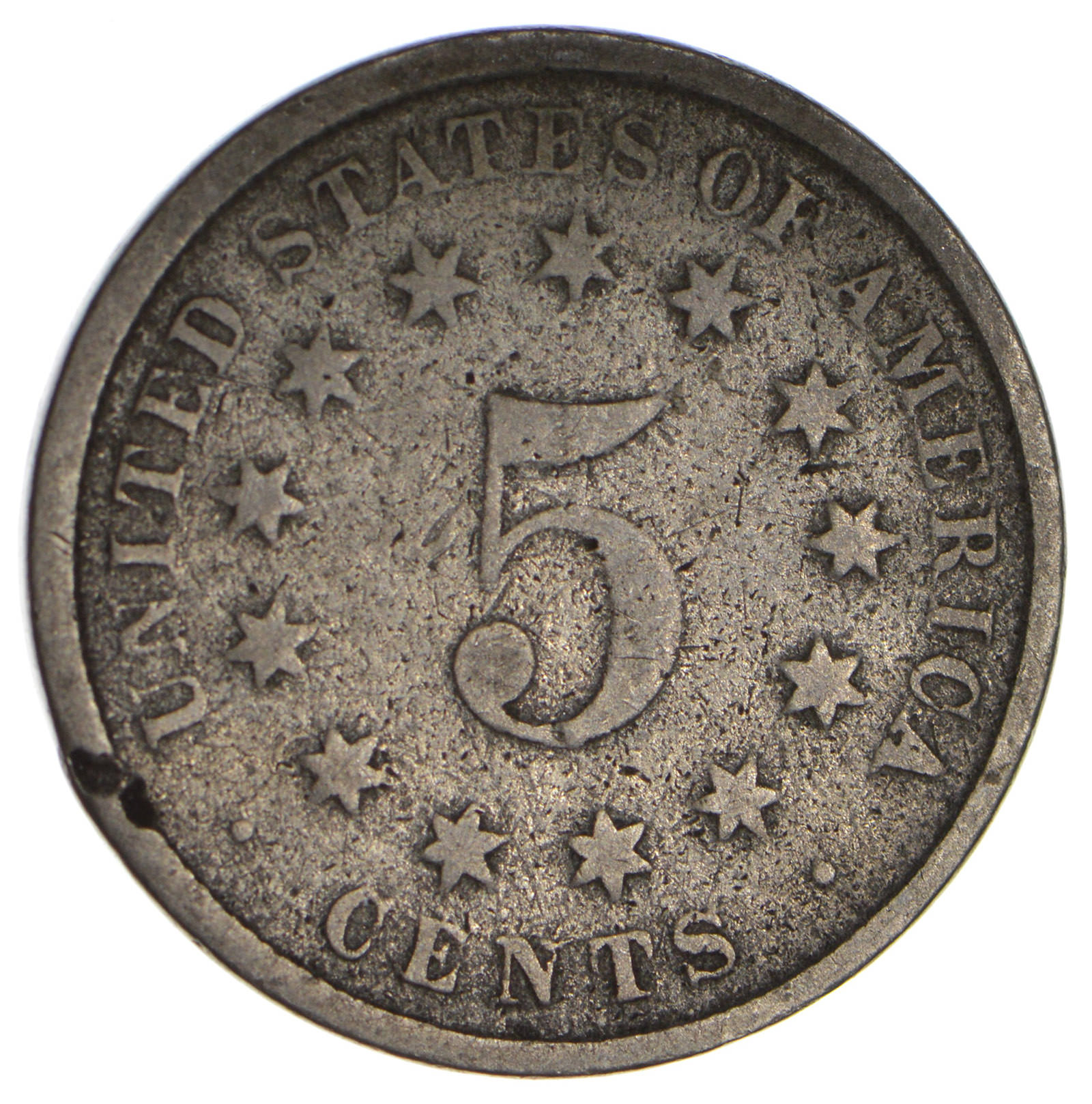 First US Nickel - 1882 - Shield Nickel - US Type Coin - Over 100 Years ...