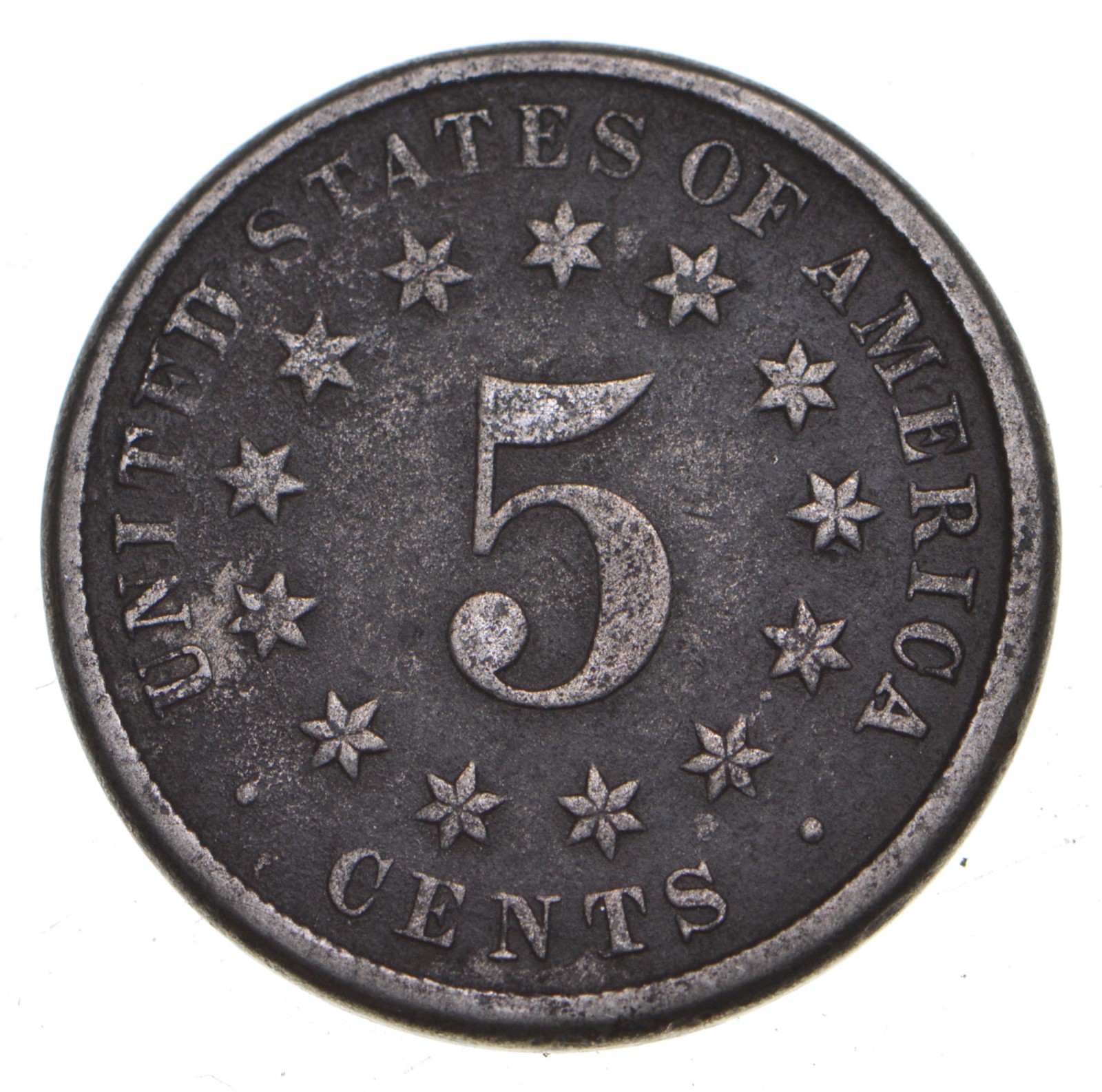 First US Nickel - 1882 - Shield Nickel - US Type Coin - Over 100 Years ...