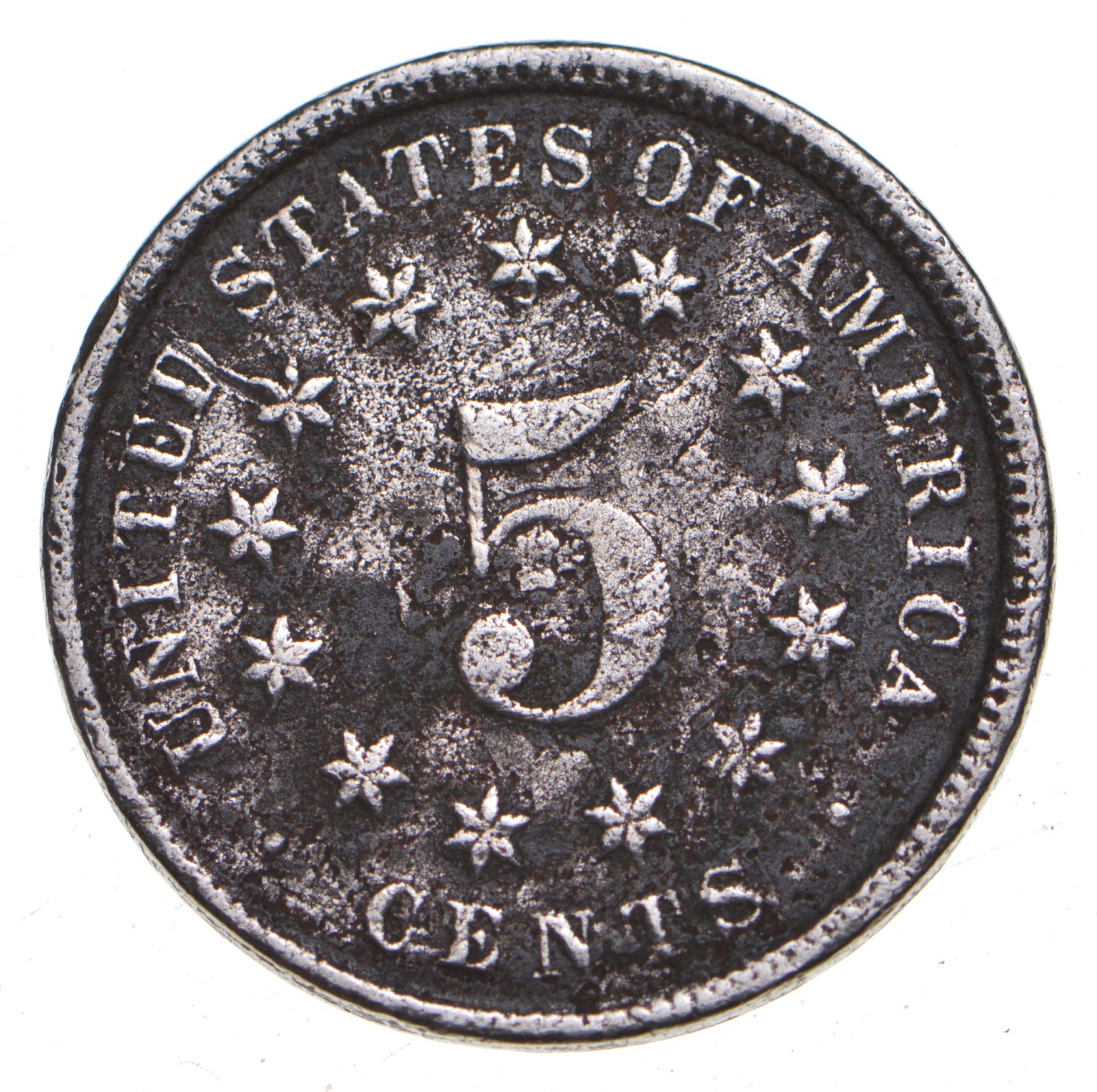 First US Nickel - 1883 - Shield Nickel - US Type Coin - Over 100 Years ...
