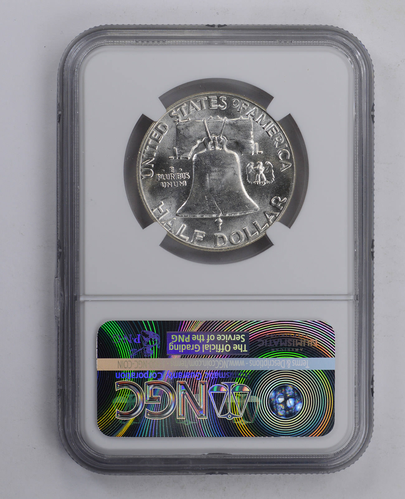 FULL BELL LINES! - MS-64 FBL 1953 Franklin 90% Silver Half Dollar ...