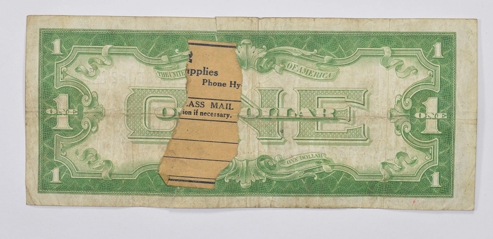 FUNNY BACK - 1934 $1.00 - Silver Certificate - Monopoly Money - Very ...