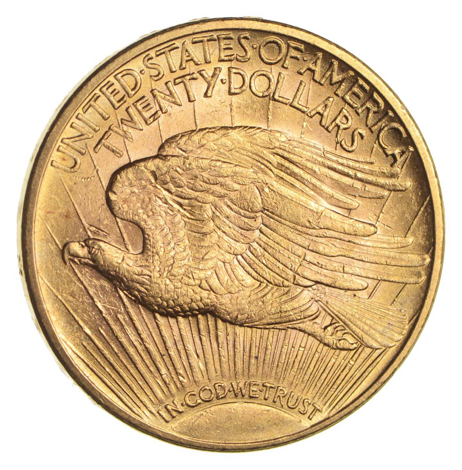 Gem BU - 1920 $20.00 St. Gaudens Gold Double Eagle | Property Room