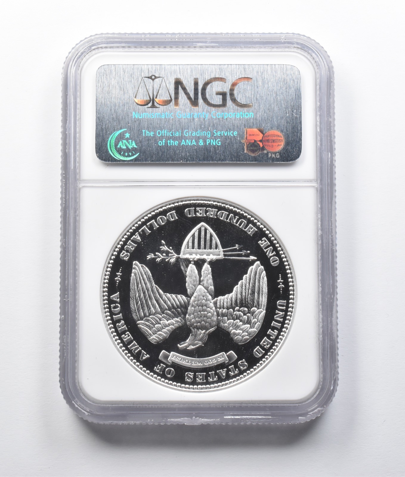 Gem Pf $100 Union George T Morgan Proposed Design 1.5 Oz Silver Private ...