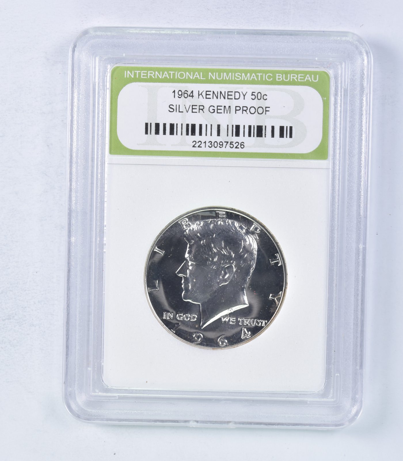 Gem Proof 1964 Kennedy Silver Half Dollar - Slabbed | Property Room