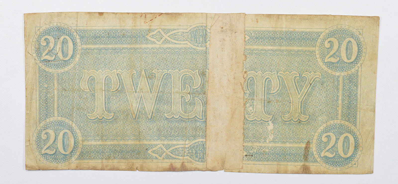 Genuine CIVIL WAR 1864 $20.00 Confederate States of American - Over 150 ...
