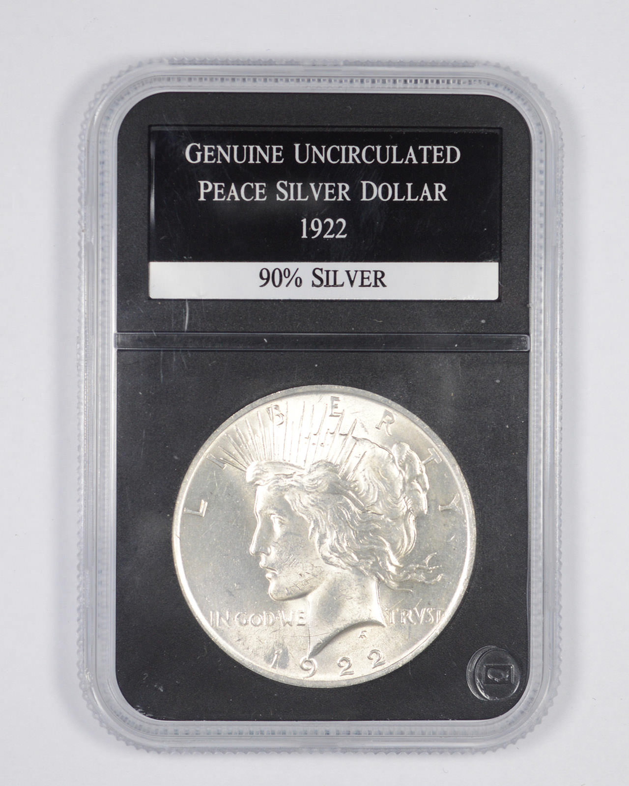 Genuine Uncirculated 1922 Peace Silver Dollar - Graded PCS | Property Room
