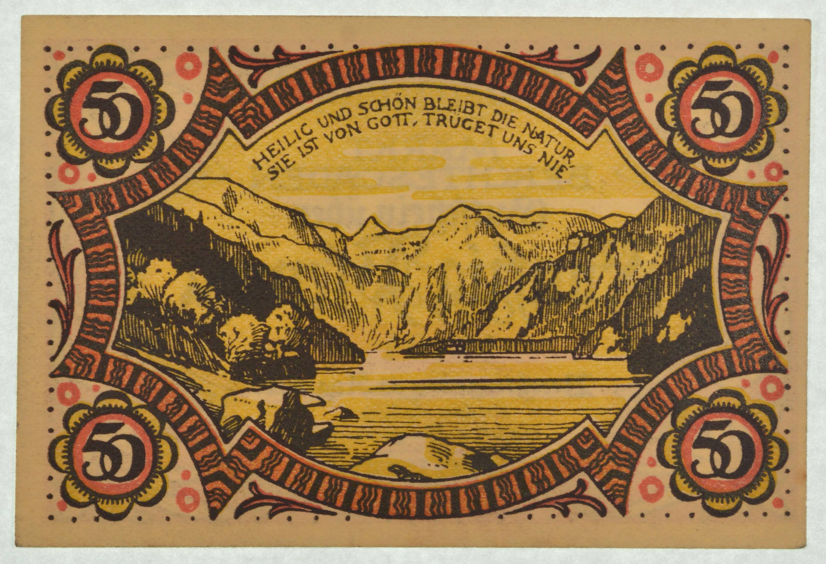 German - Notgeld Note - Historic - 1920's/30's Era - Great Art ...