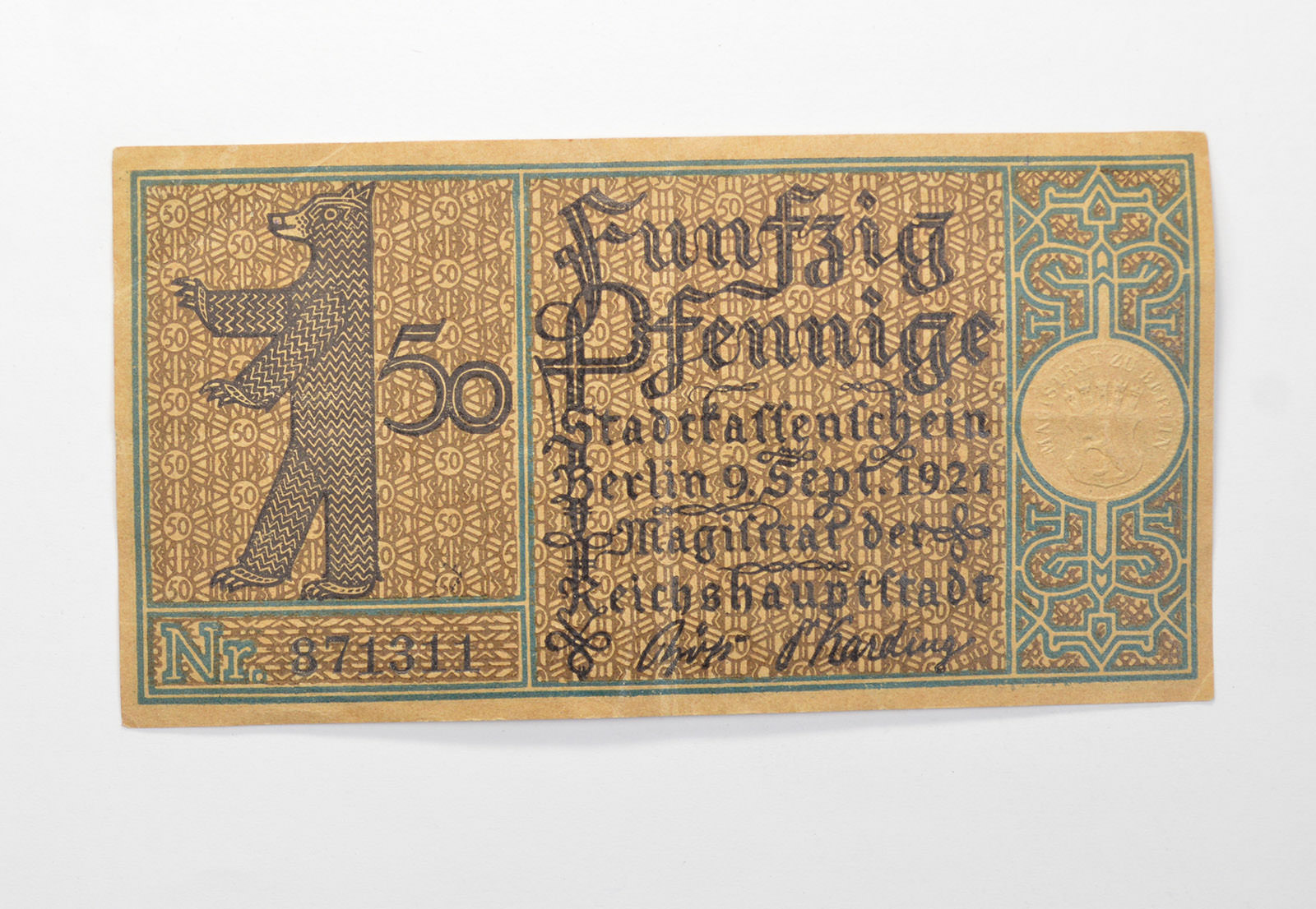 German - Notgeld Note - Historic - 1920's/30's Era - Great Art ...