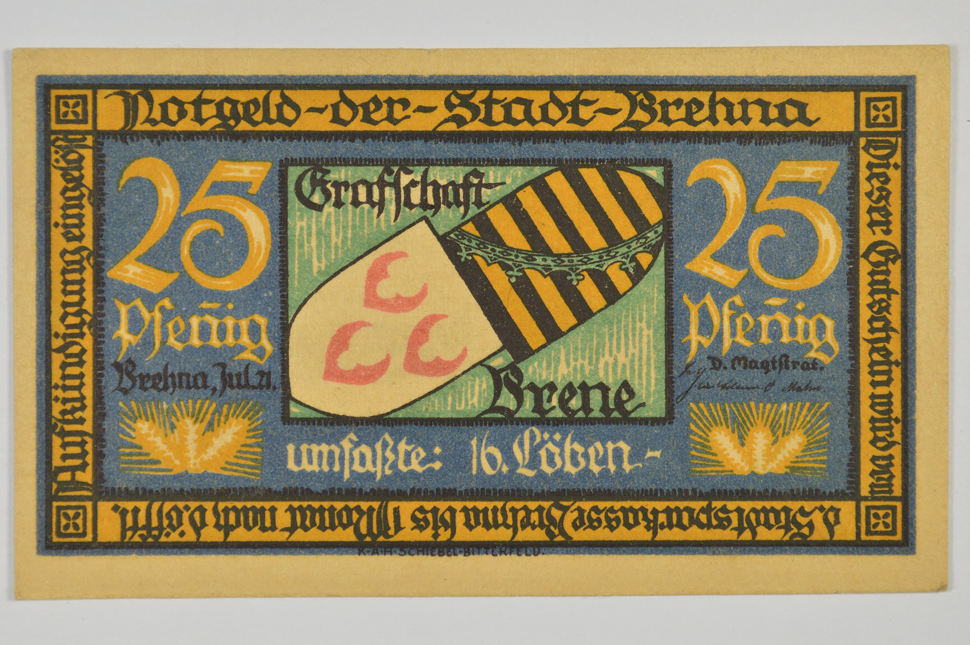 German - Notgeld Note - Historic - 1920's/30's Era - Great Art ...