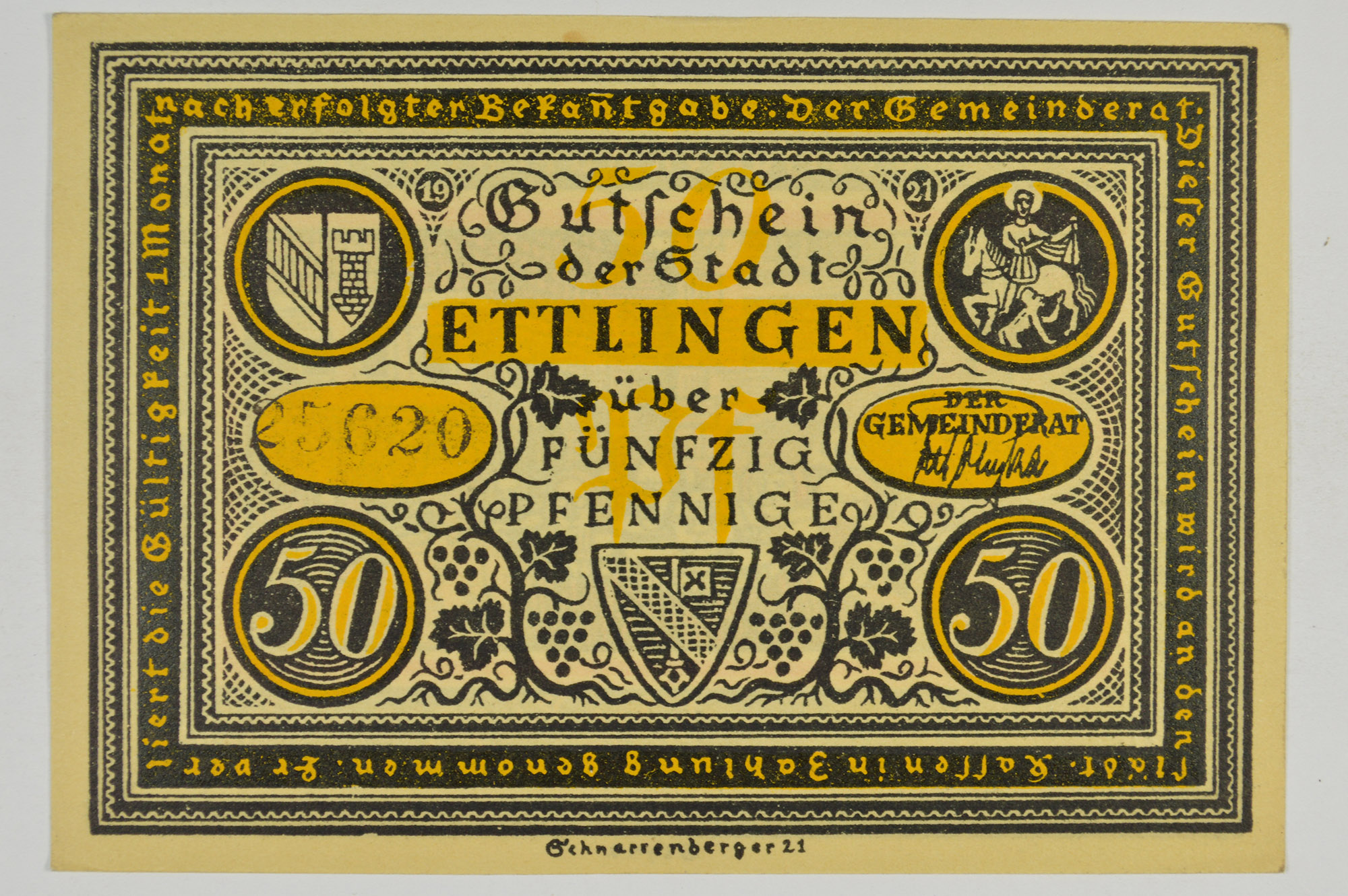 German - Notgeld Note - Historic - 1920's/30's Era - Great Art ...