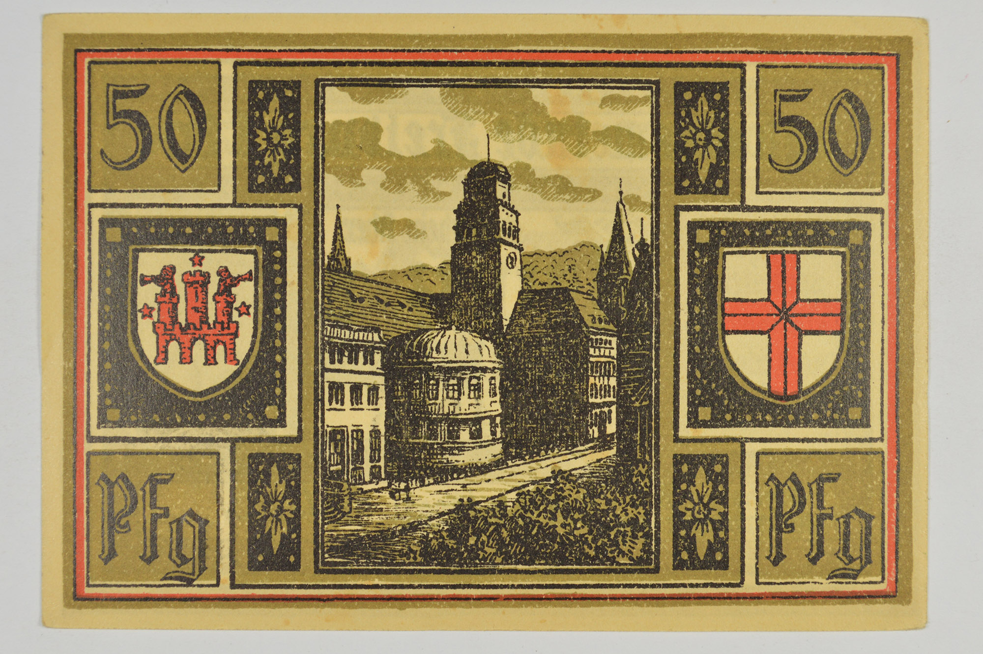 German - Notgeld Note - Historic - 1920's/30's Era - Great Art ...