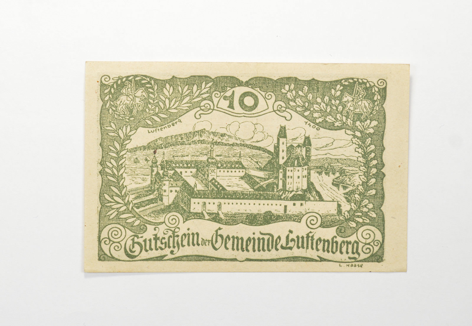 German - Notgeld Note - Historic - 1920's/30's Era - Great Art ...