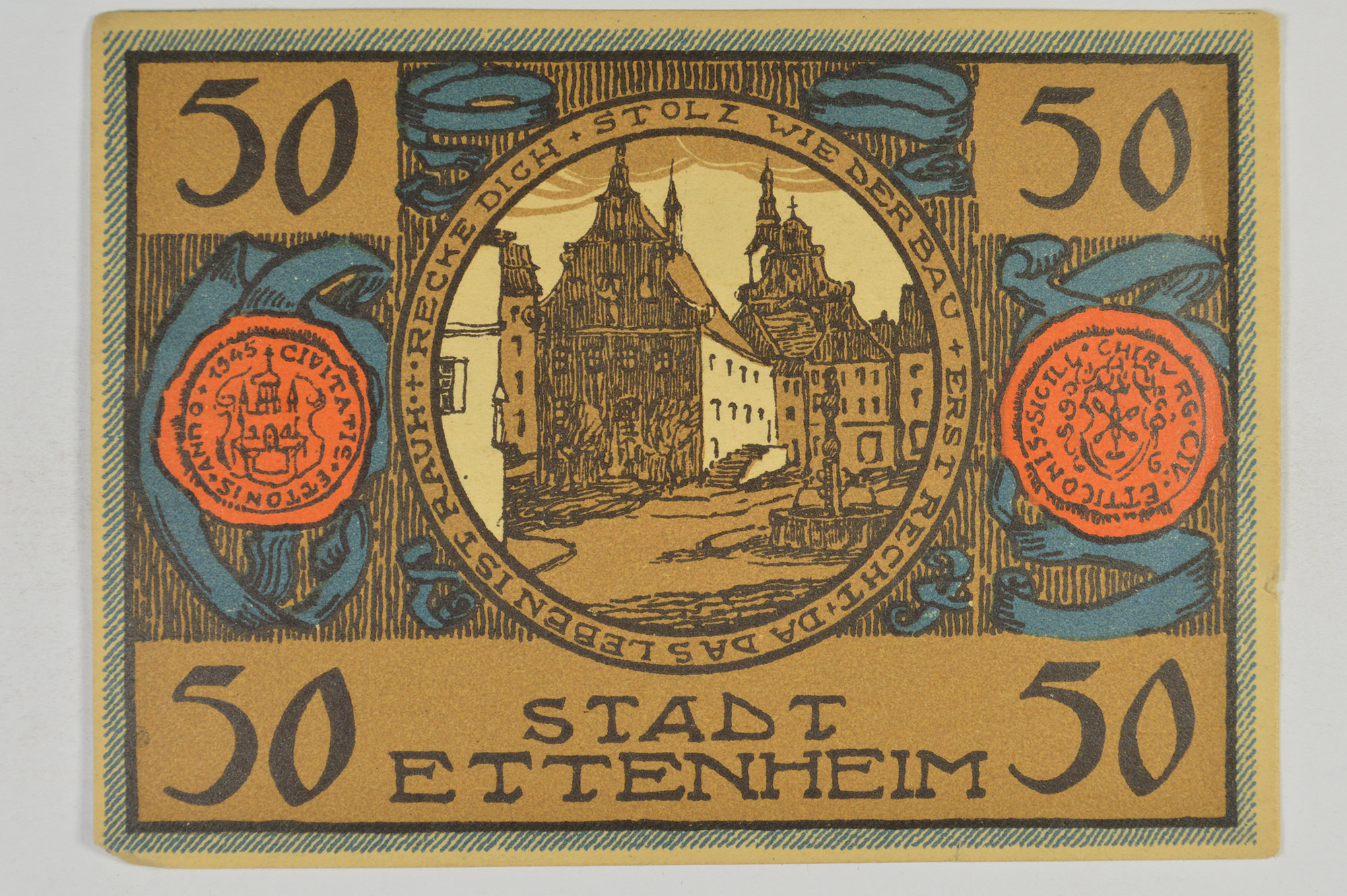 German - Notgeld Note - Historic - 1920's/30's Era - Great Art ...
