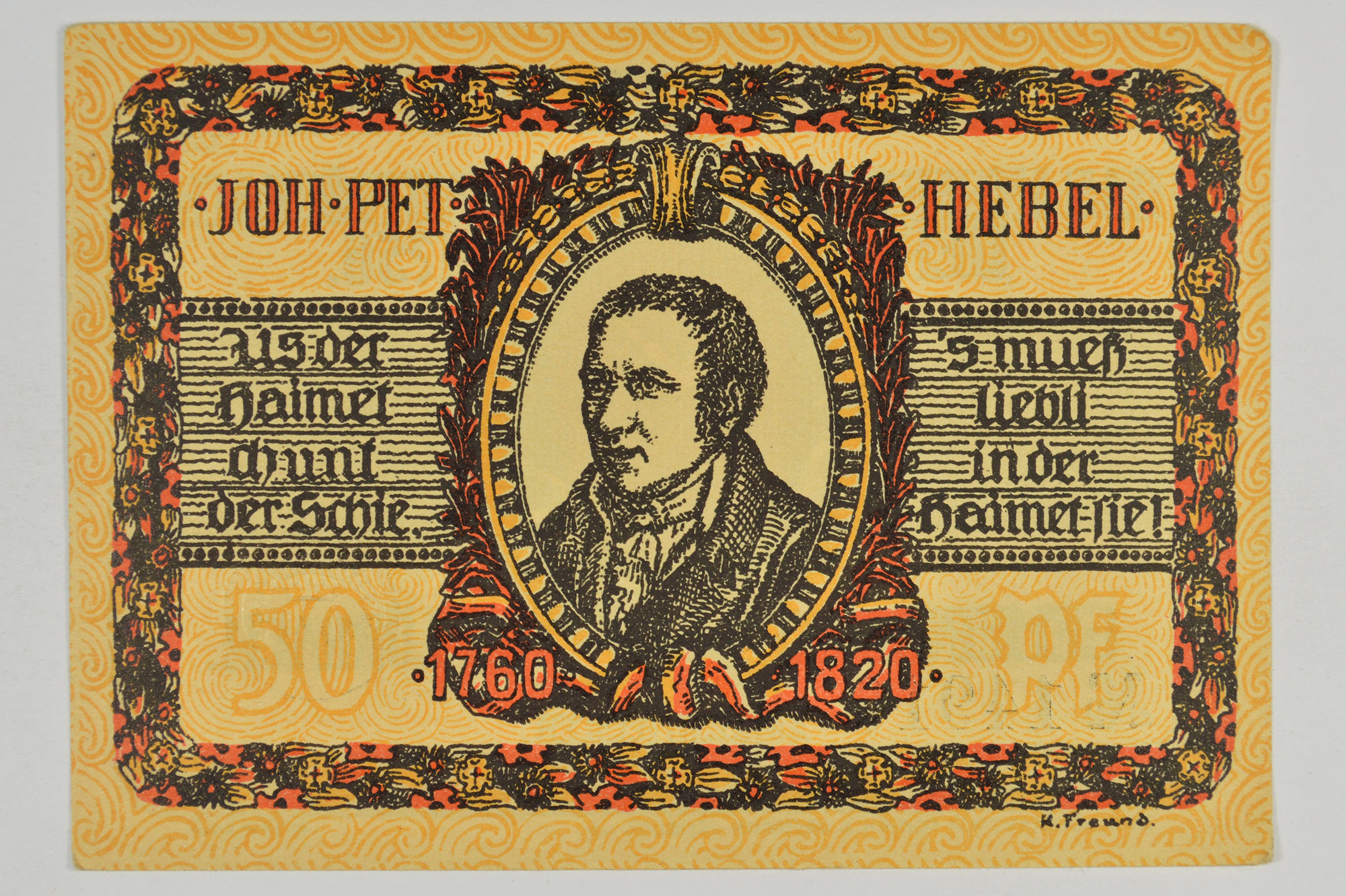 German - Notgeld Note - Historic - 1920's/30's Era - Great Art ...