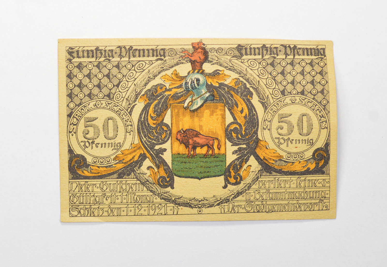 German - Notgeld Note - Historic - 1920's/30's Era - Great Art ...