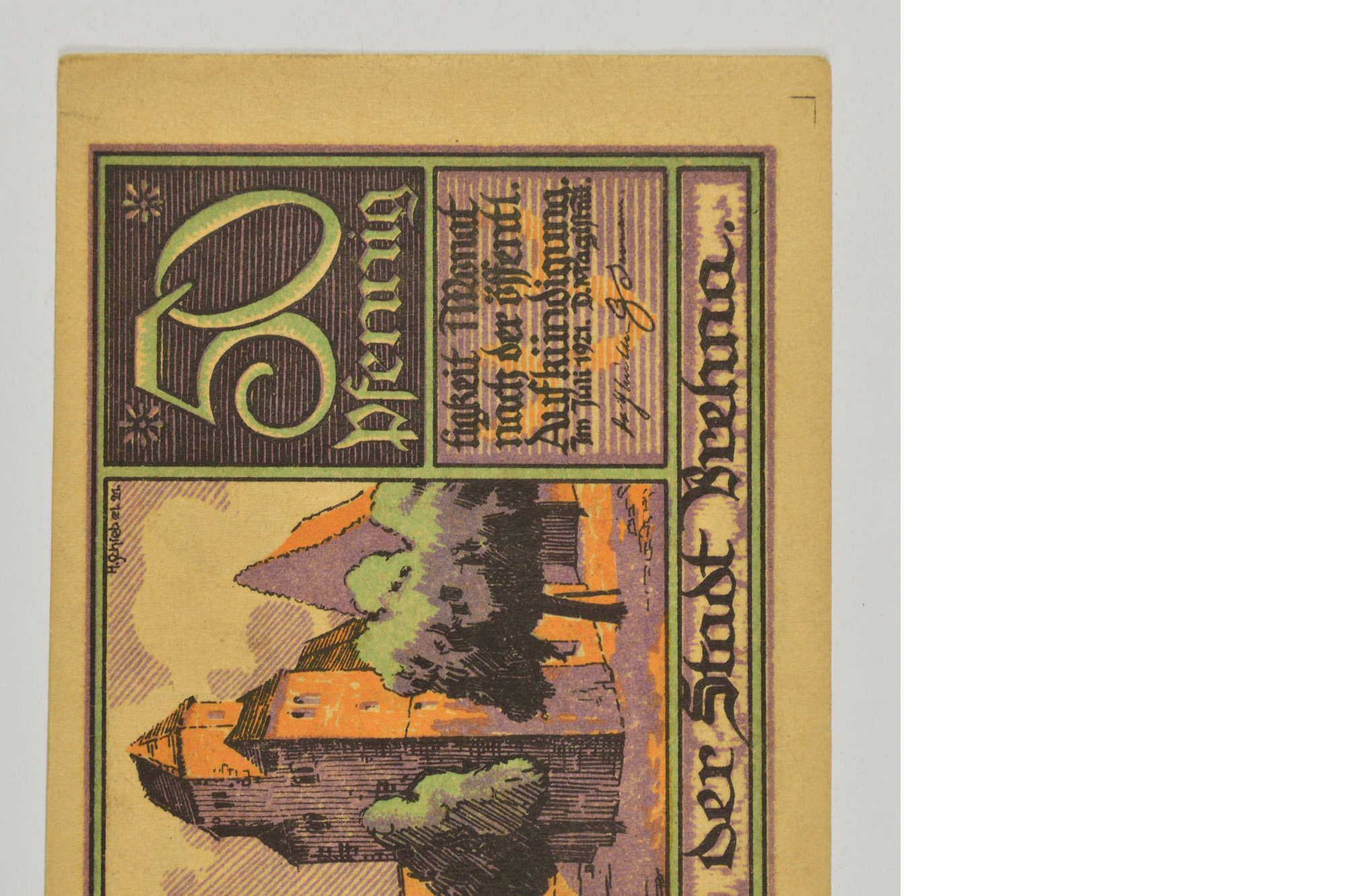 German - Notgeld Note - Historic - 1920's/30's Era - Great Art ...